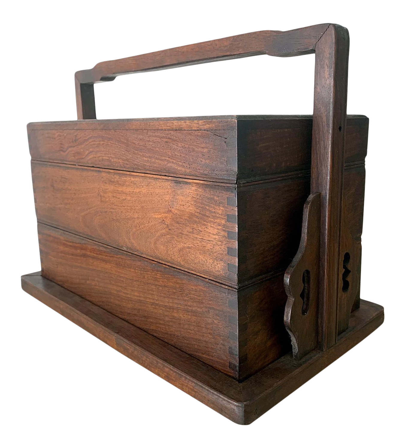 Chinese Huanghuali Stacked Carrying Box | Chairish