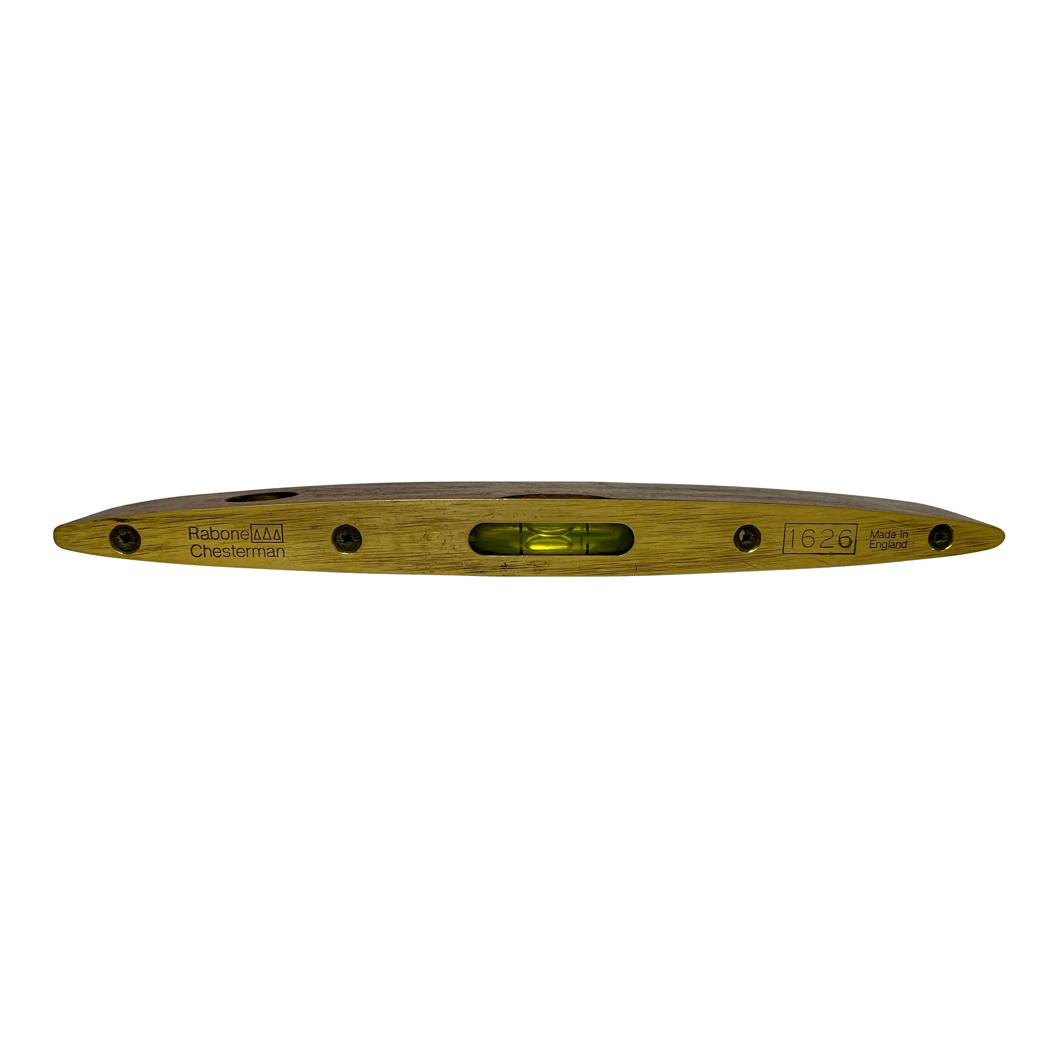 Vintage Brass and Wood Rabone Chesterman Boat/Torpedo Shaped Spirit ...