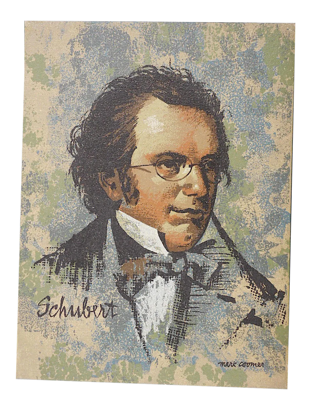 Vintage Ltd. Ed. Serigraph-Mark Coomer-Listed American Artist-Composer ...