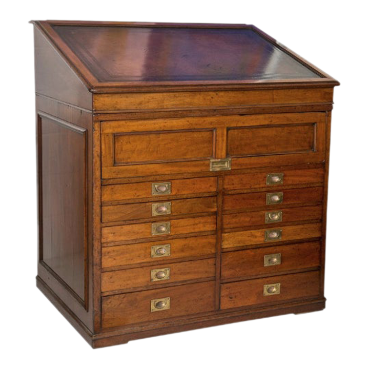Fine Antique British Lift-Top Architect's Desk | Chairish