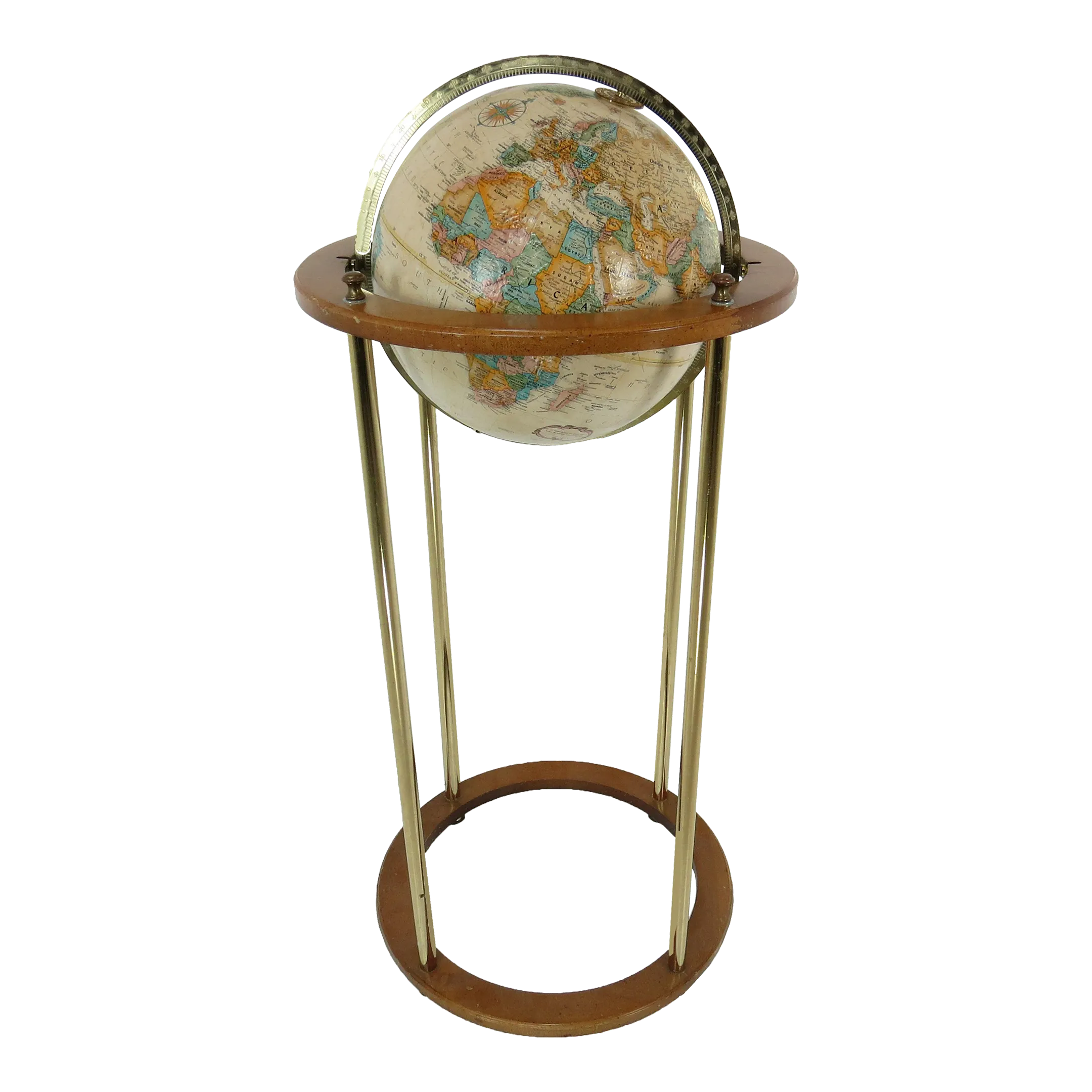 Vintage Replogle 12" World Classic Series Floor Globe in the Style of ...