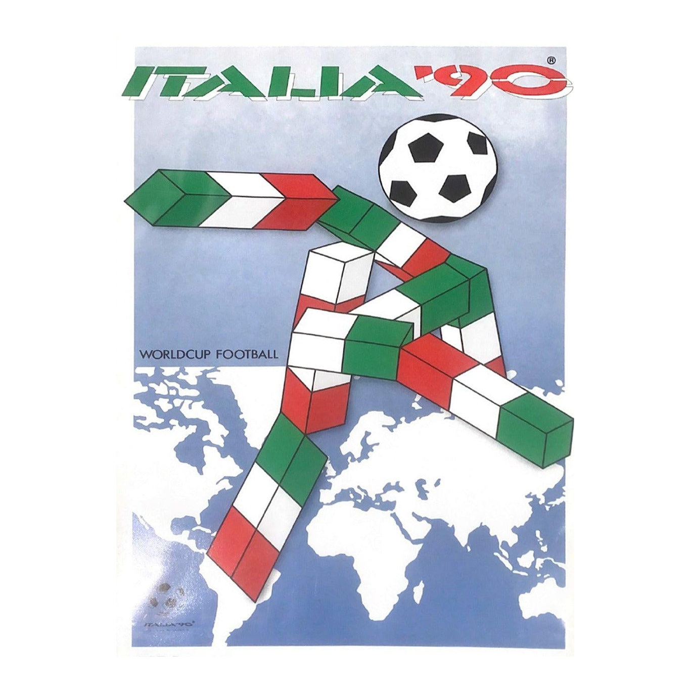 1990 World Cup Italia '90 Poster | Chairish