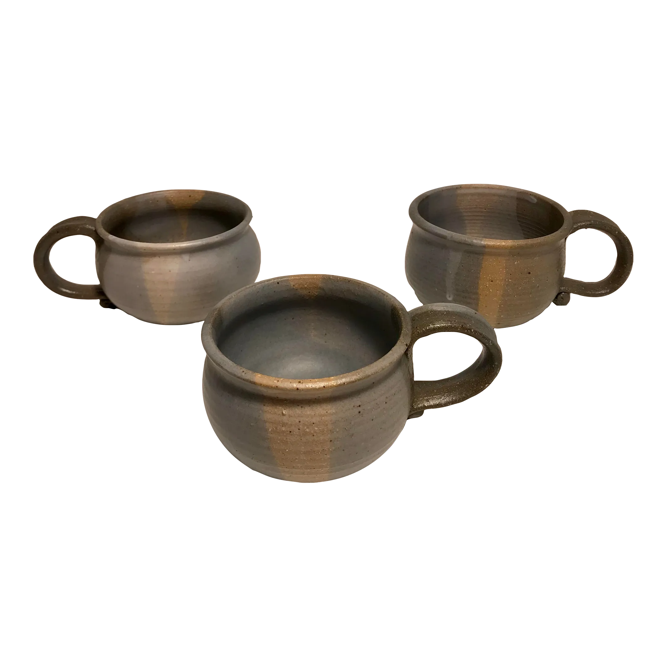 1977 Stoneware Studio Art Pottery Mugs by Dale Clayton-Morrison - Set ...