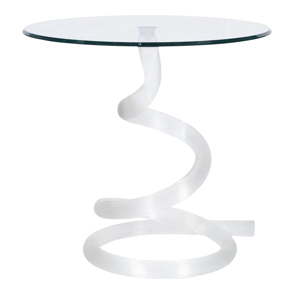 Late 20th Century Murano Glass Side Table in the Style of Ghibli for ...