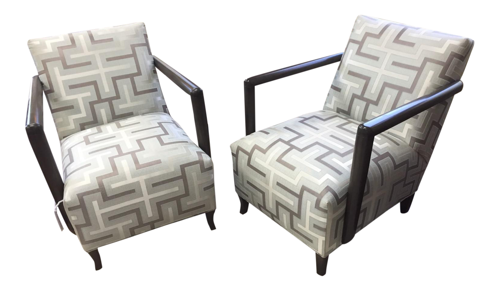 Swaim "Lola" Lounge Chairs - A Pair | Chairish