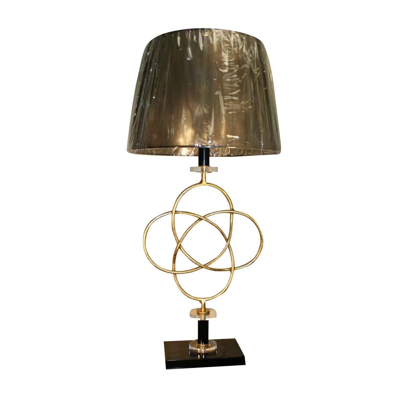 Modern Art Metal Lamp | Chairish