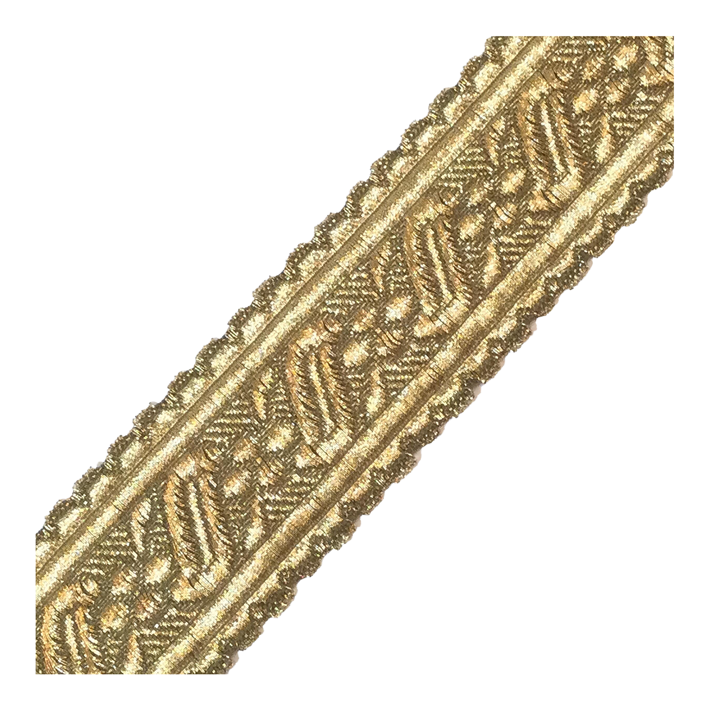 Vintage Gold Metallic Border Trim - 20 Yards | Chairish