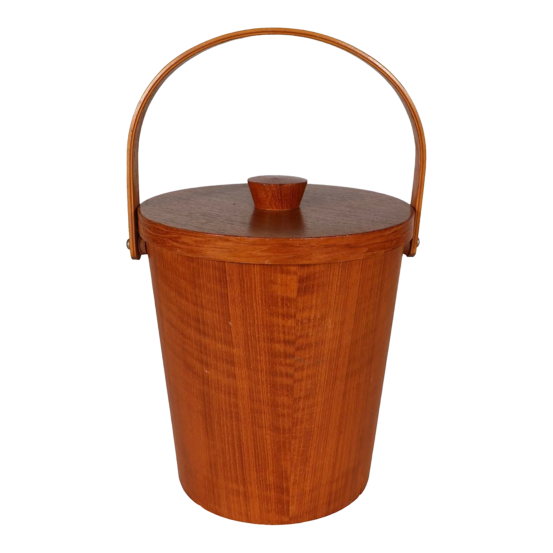 Mid Century Teak Ice Bucket Made in Japan by Viking | Chairish