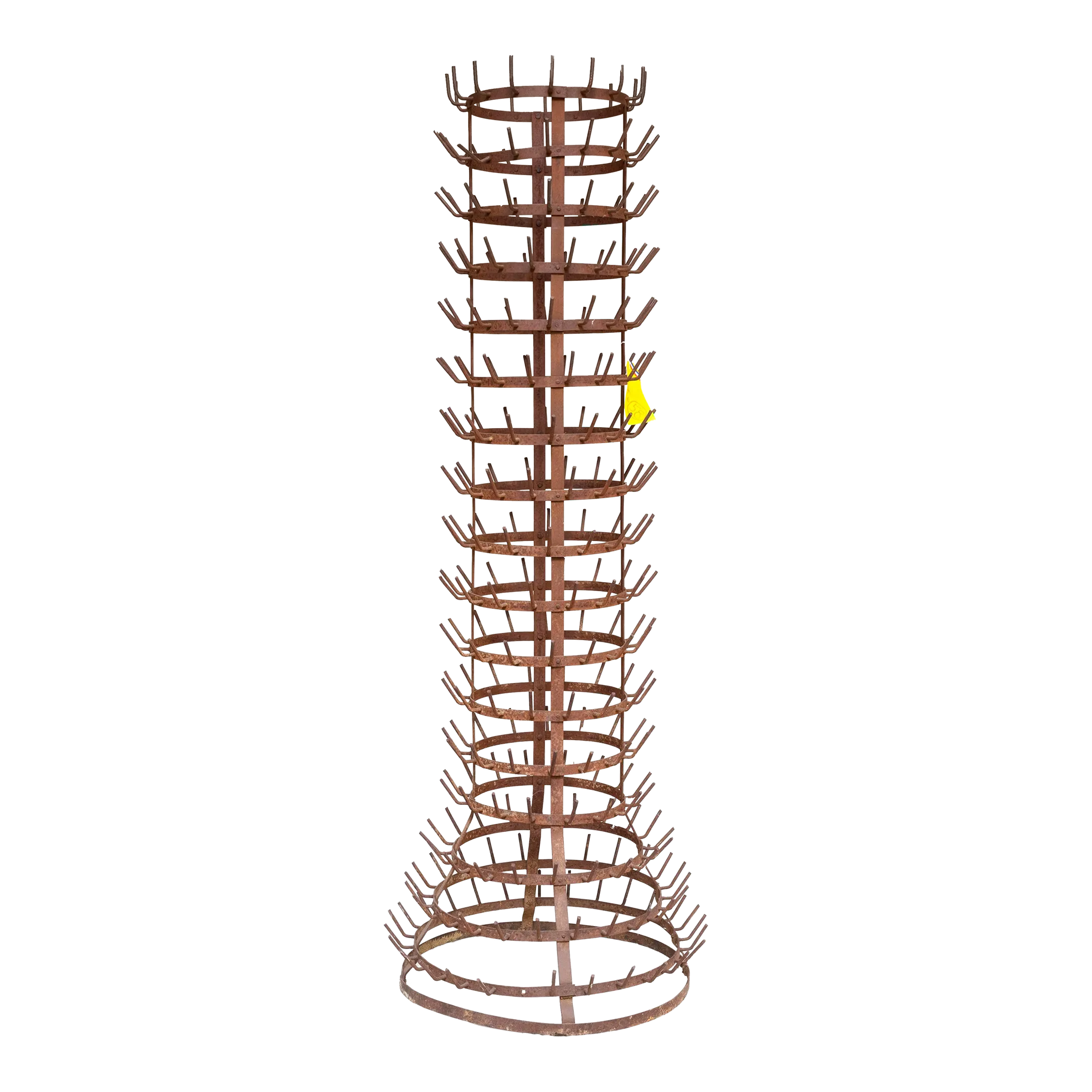 19th Century French Bottle Drying Rack | Chairish