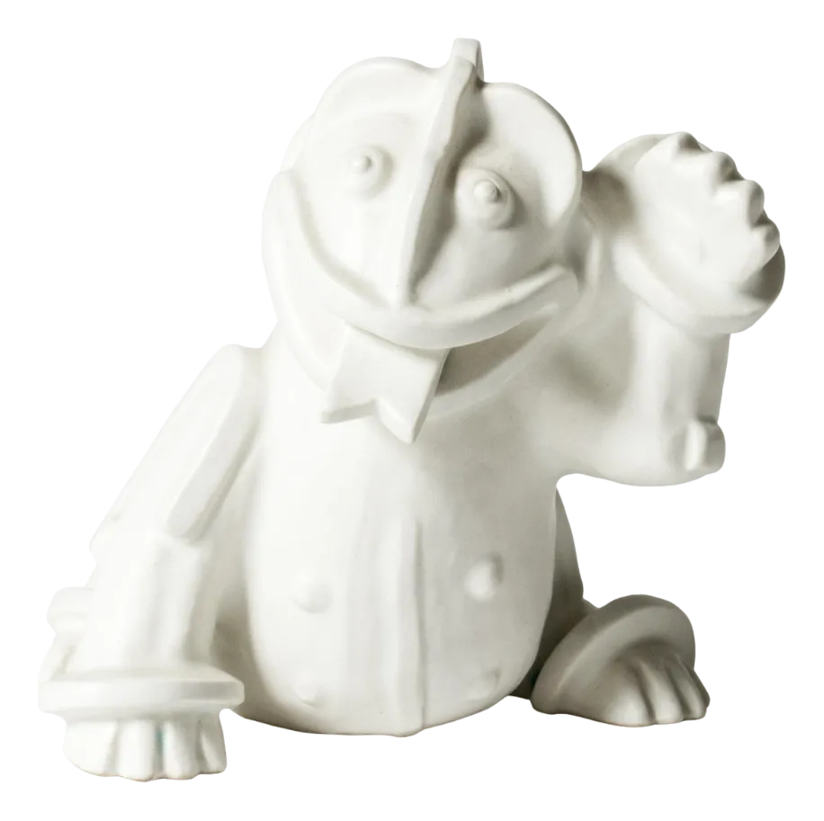 Dragon Puppy Figurine by Wilhelm Kåge from Gustavsberg, 1940s | Chairish