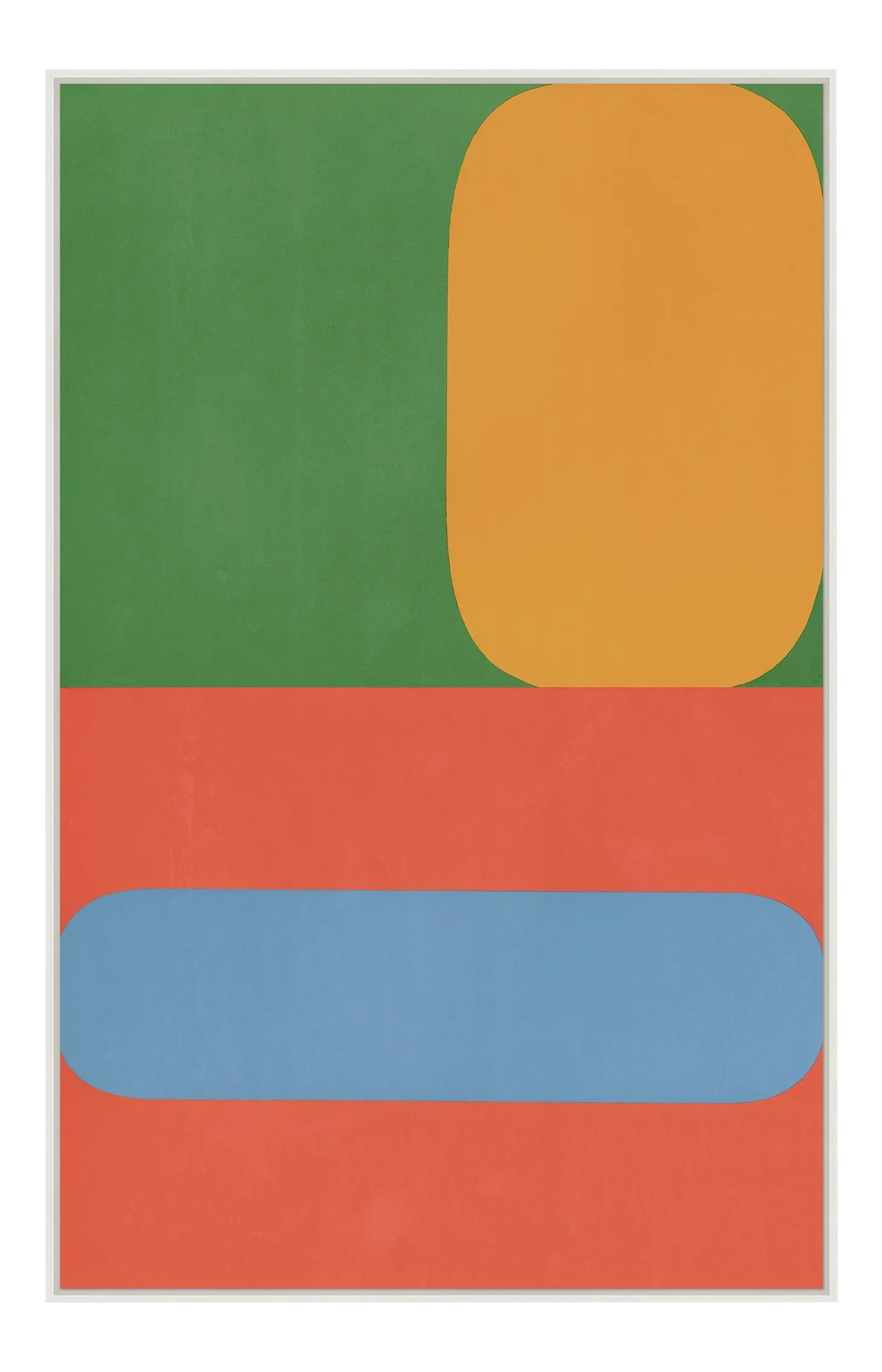 Color Blocks I Canvas - Hand Embellished Framed Art | Chairish