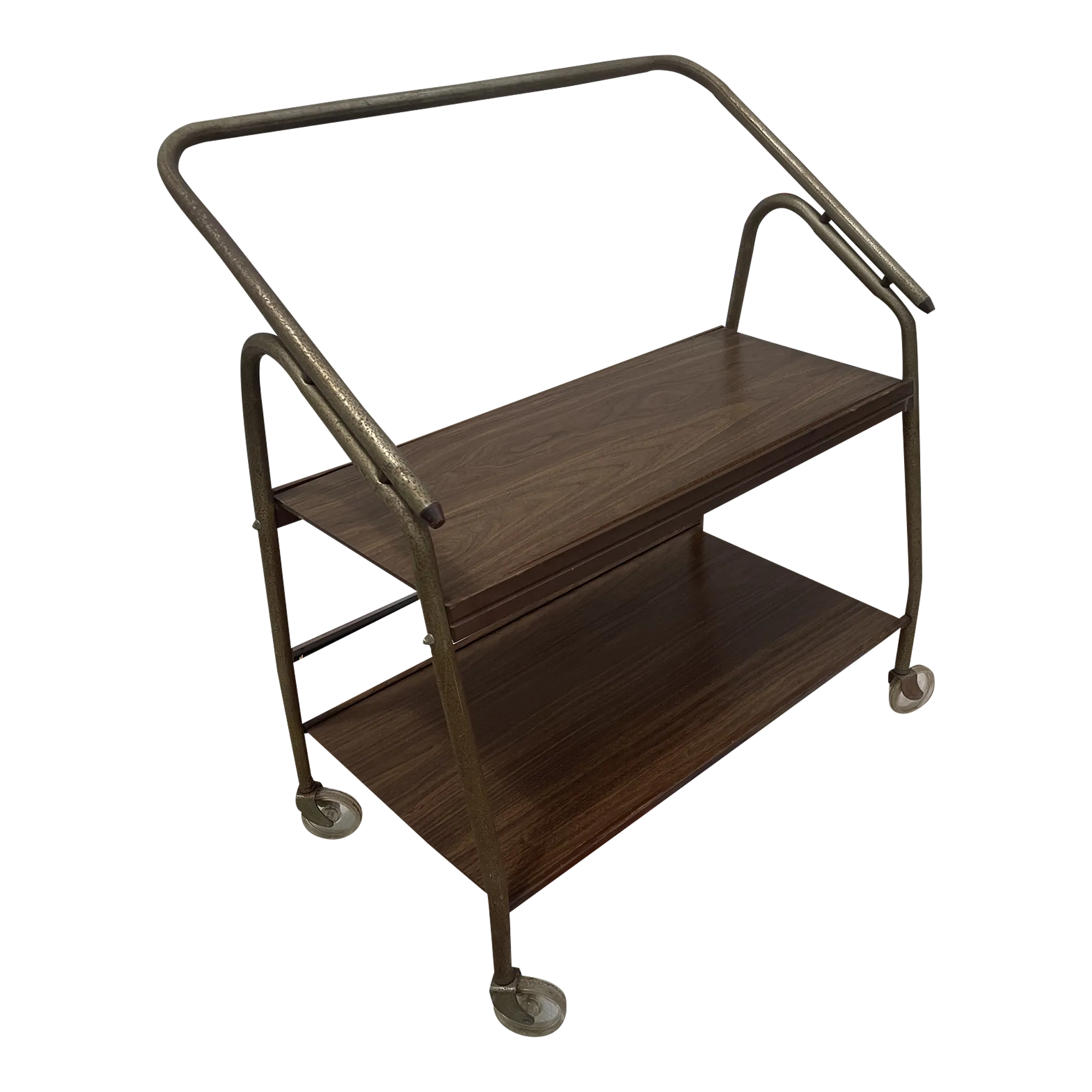 1970s Vintage Gusdorf Bar Cart | Chairish