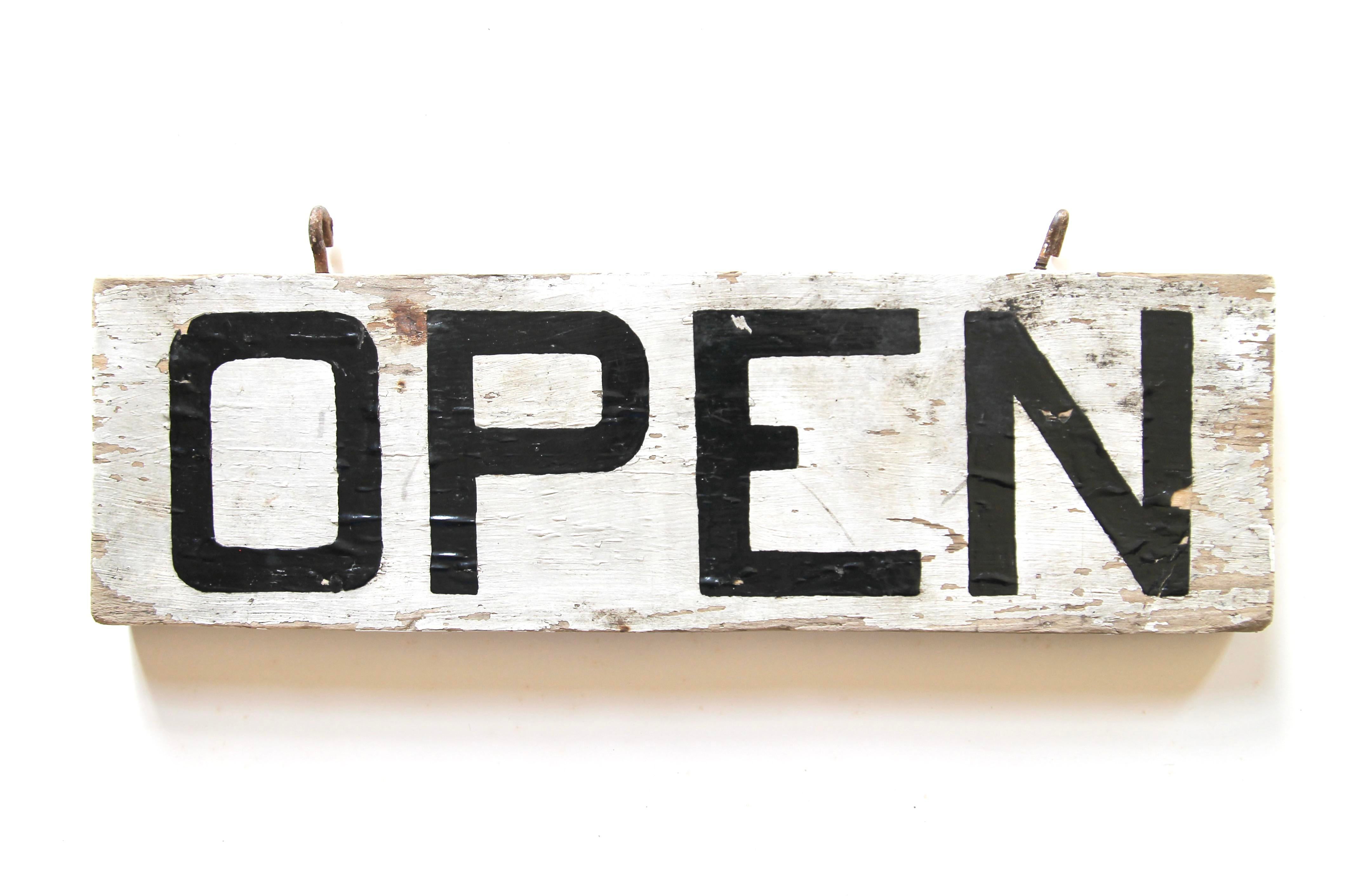 Vintage Open Sign