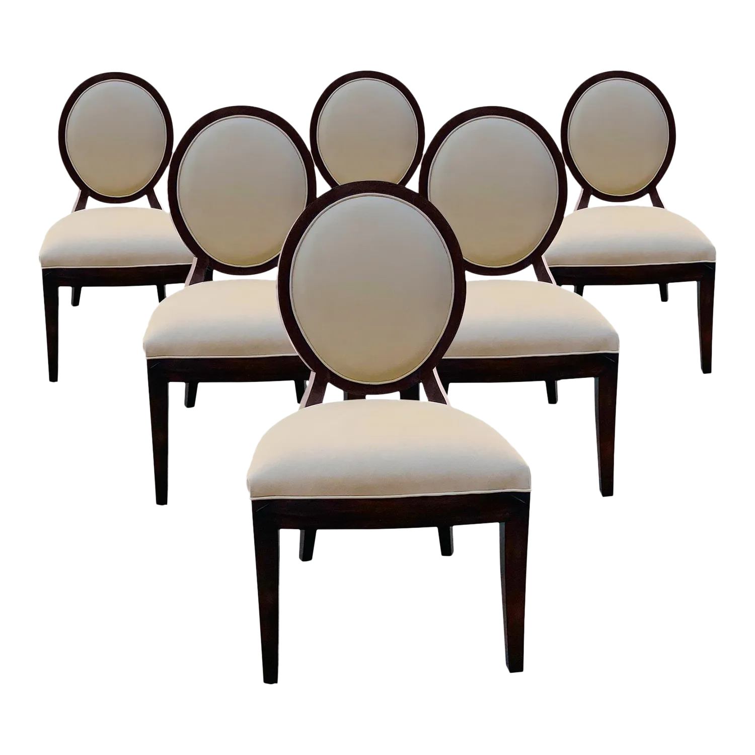 1980s Vintage Dining Chairs - Set of 6 | Chairish