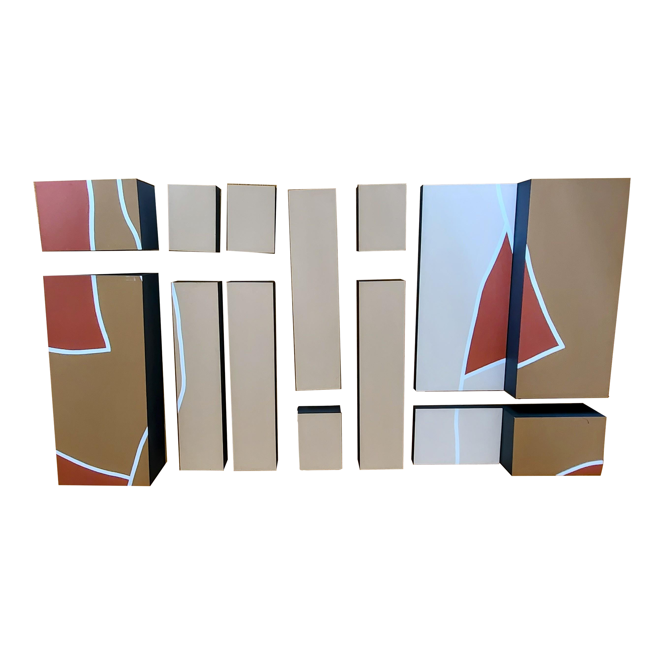 Midcentury Abstract Acrylic Painting From the Vladimir Kagan Gallery on ...