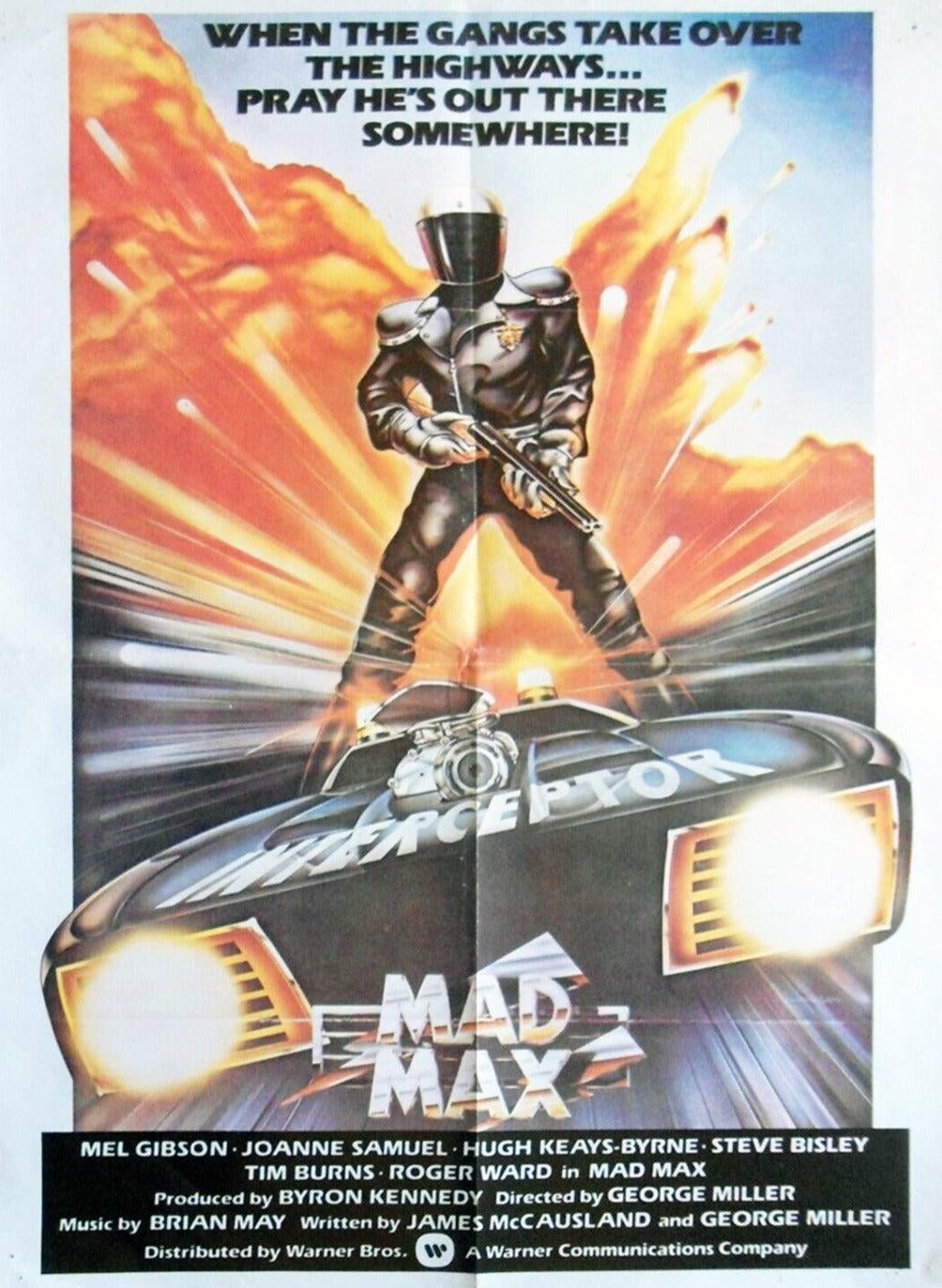 1979 Mad Max Poster | Chairish