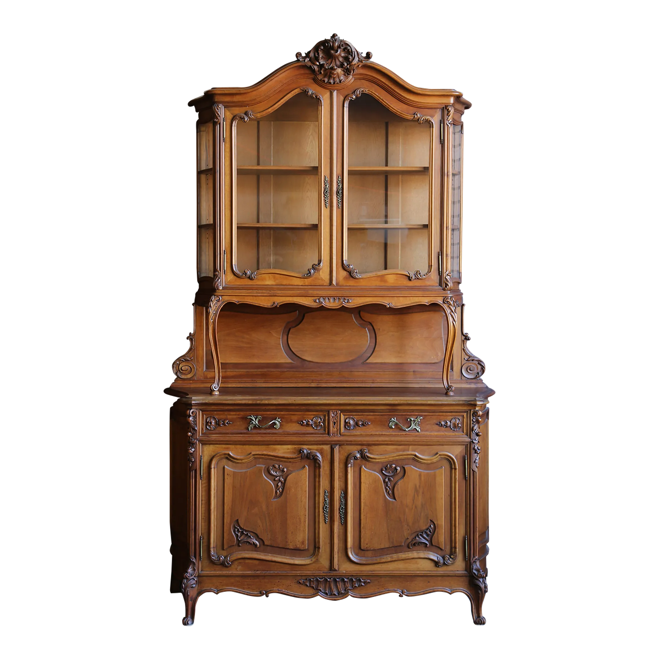 Antique French Louis XV Buffet ~ Vaisselier | Chairish