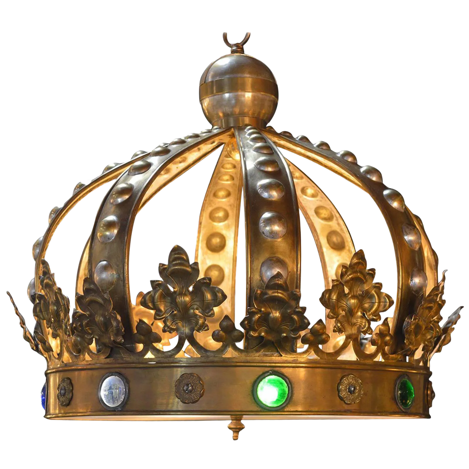 Crown Pendant Chandelier | Chairish