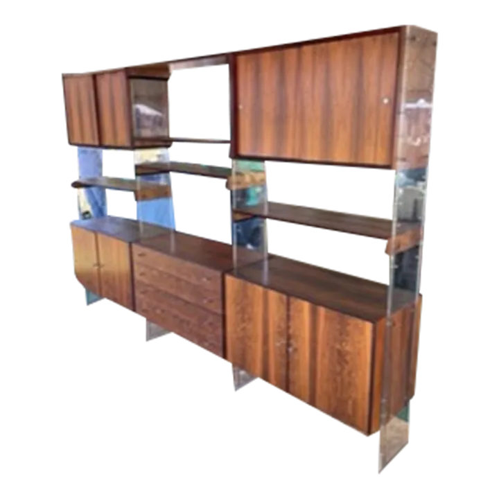 Modular Free Standing Wall Unit by Poul Norreklit | Chairish