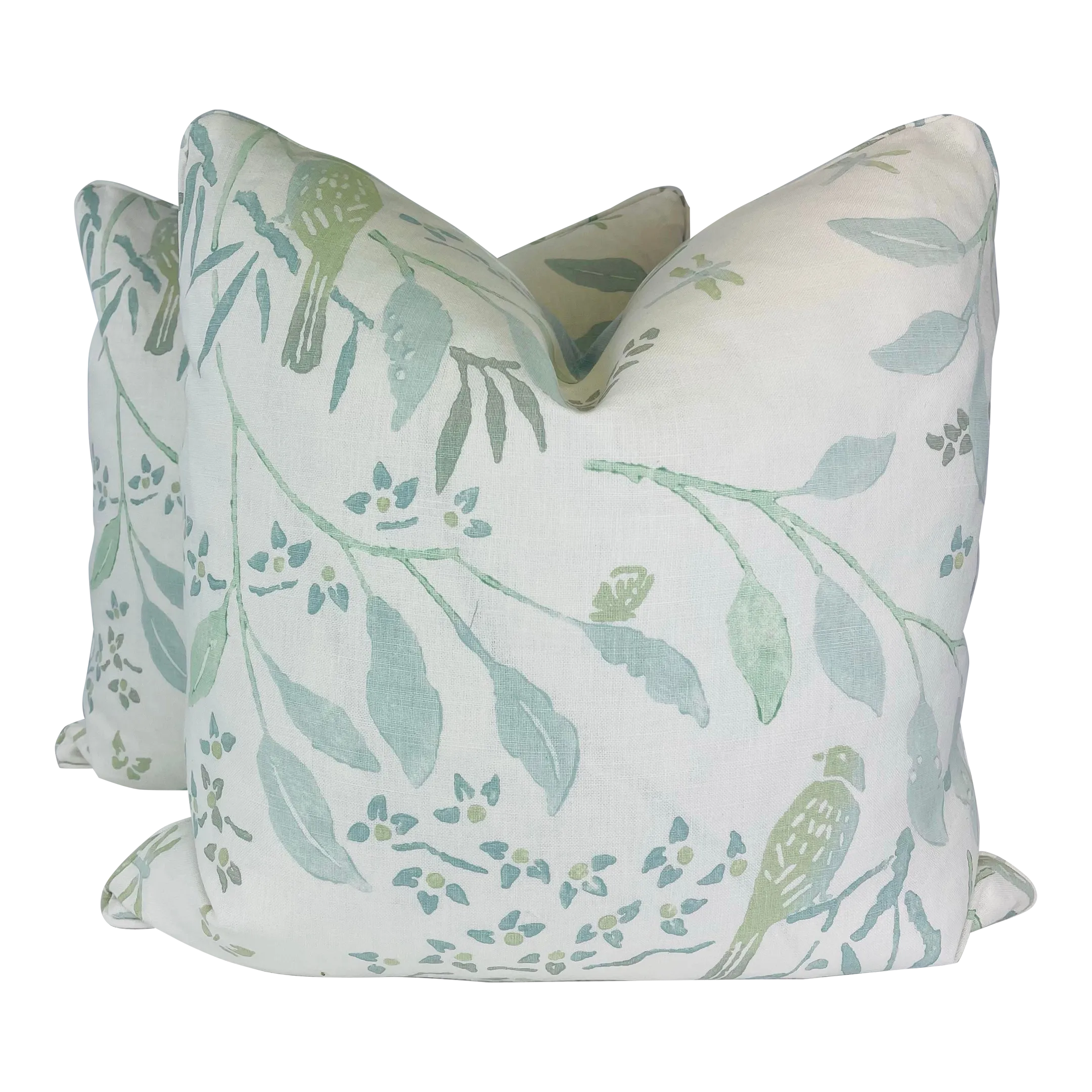 Gailbraith & Paul "Sumi" in Willow 22" Pillows-A Pair | Chairish