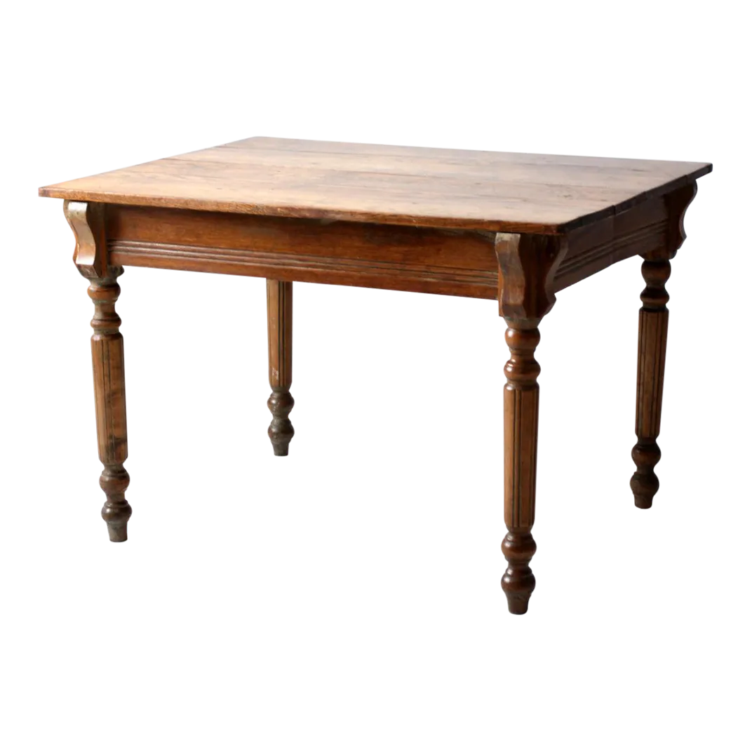 Antique Wwoden Table | Chairish