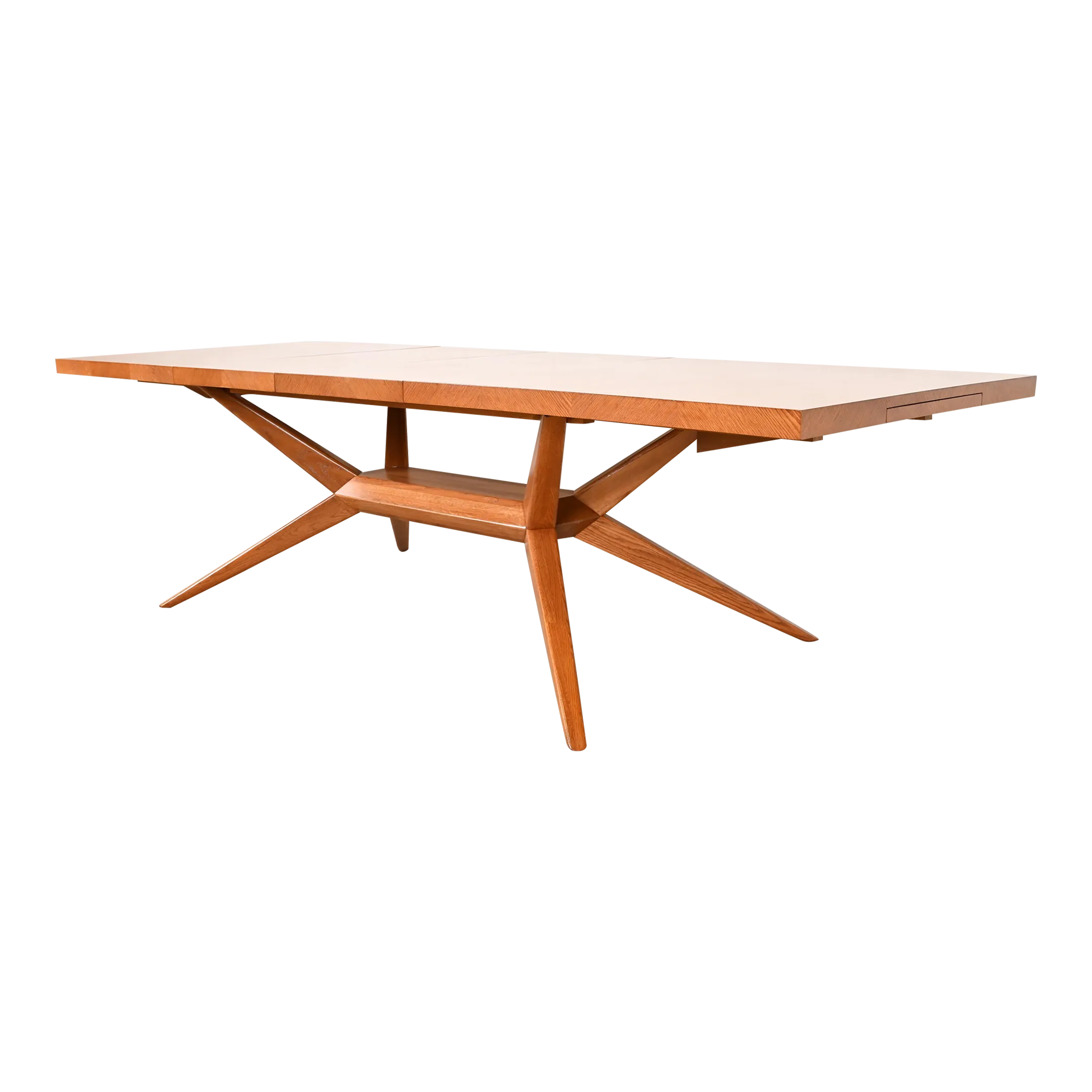 Harold Schwartz for Romweber Mid-Century Modern Oak Spider Leg ...