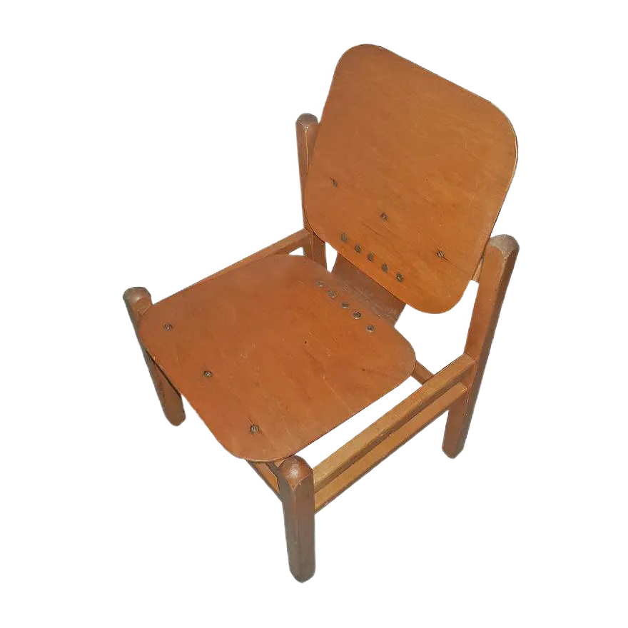 DDR Heidi High Children's Chair by Hans Brockhage, 1960s | Chairish