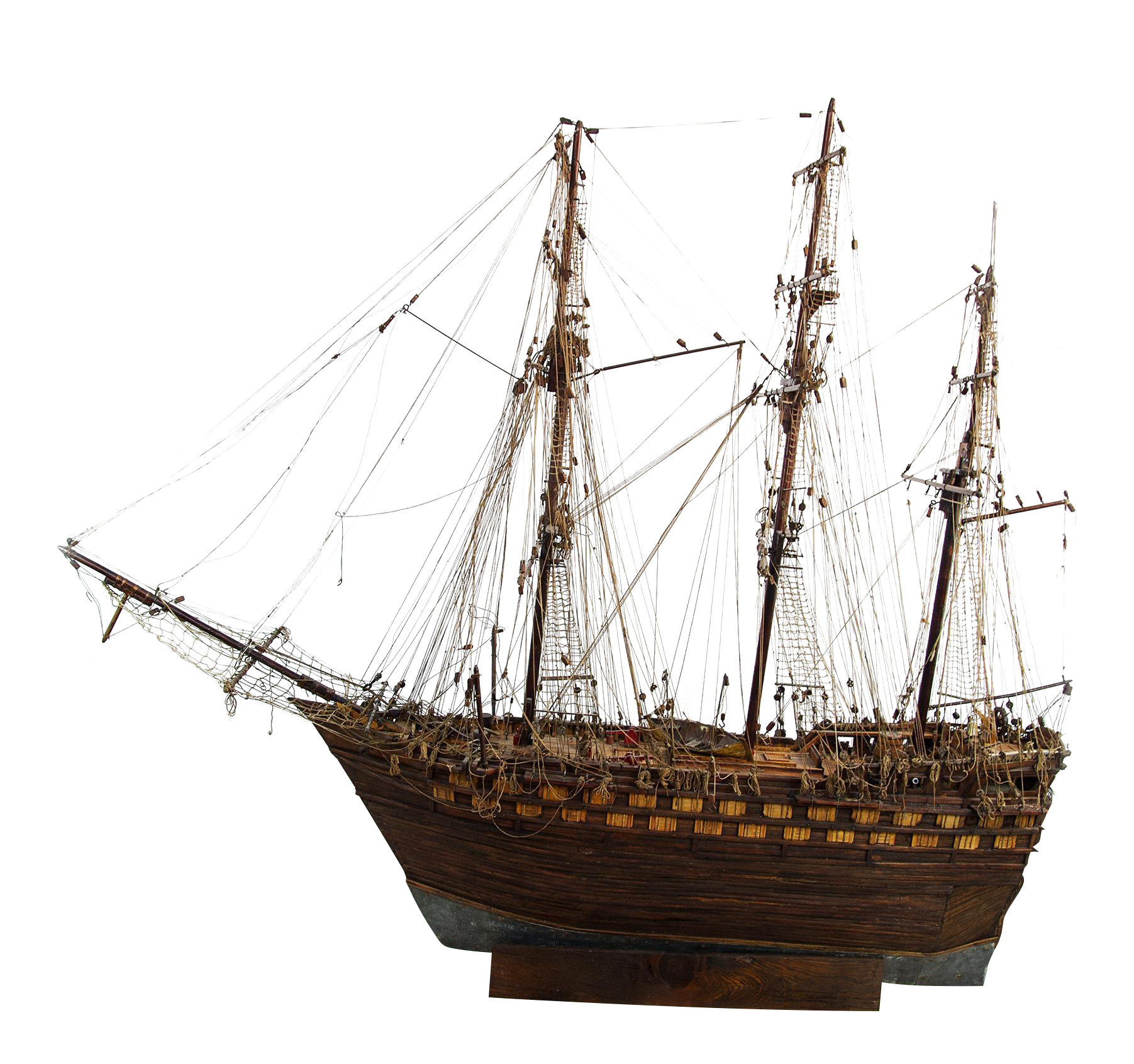 Hand-Crafted 18th-Century First Rate Ship Model | Chairish