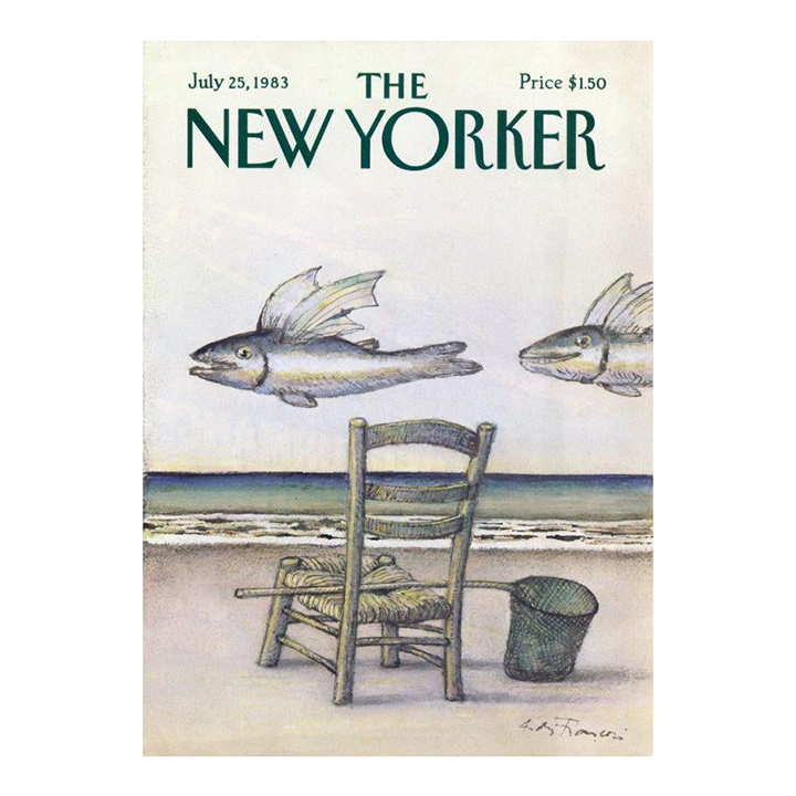 1983 Vintage New Yorker Cover, July 25 (Andre Francois), Original New ...