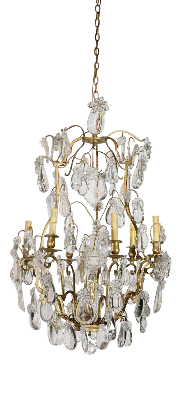 French Crystal Chandelier | Chairish