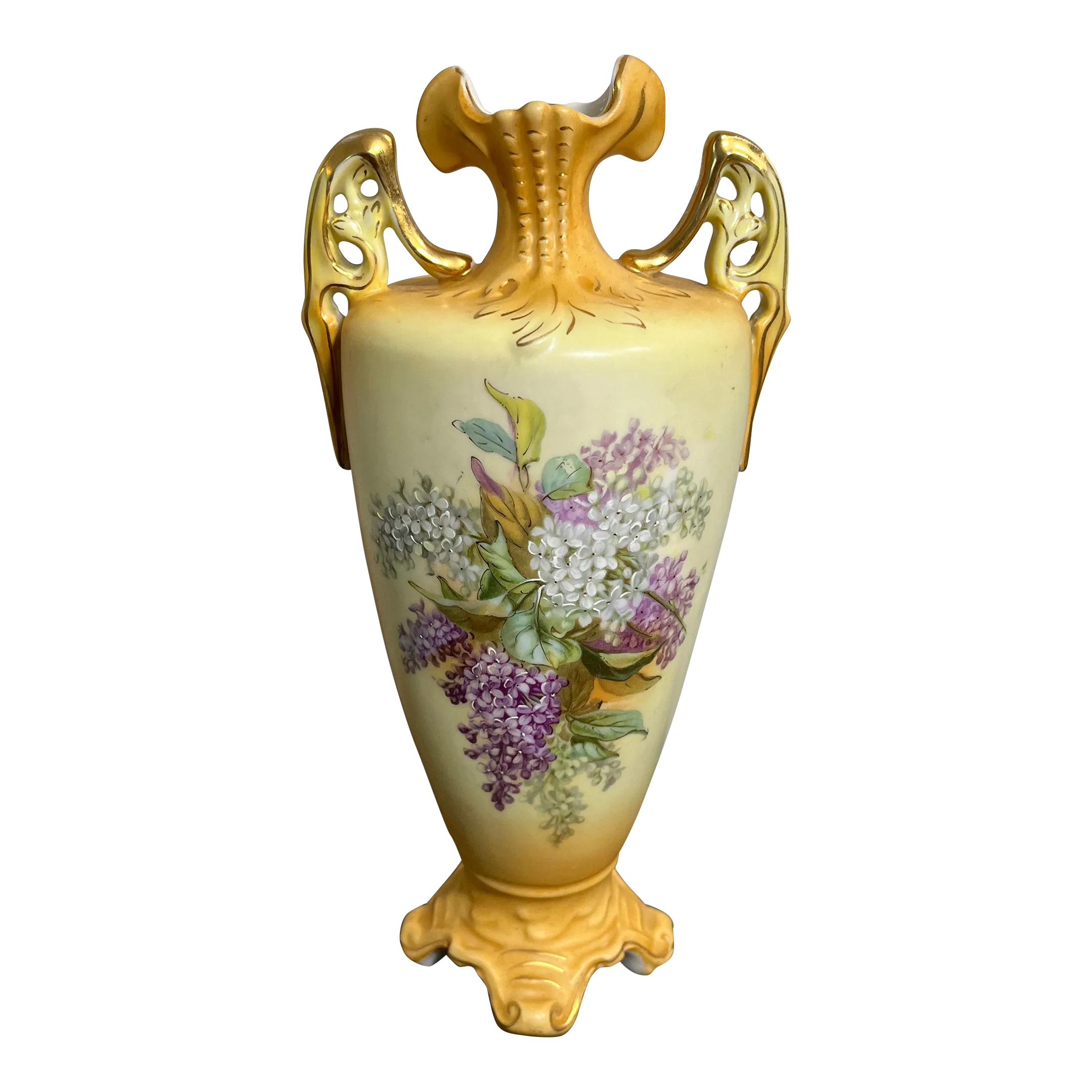 Late 19th Century Robert Hanke Porcelain Vase (Austria) | Chairish