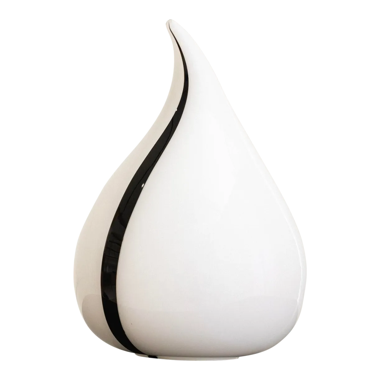 Murano Style Glass Drip Form Table Lamp | Chairish