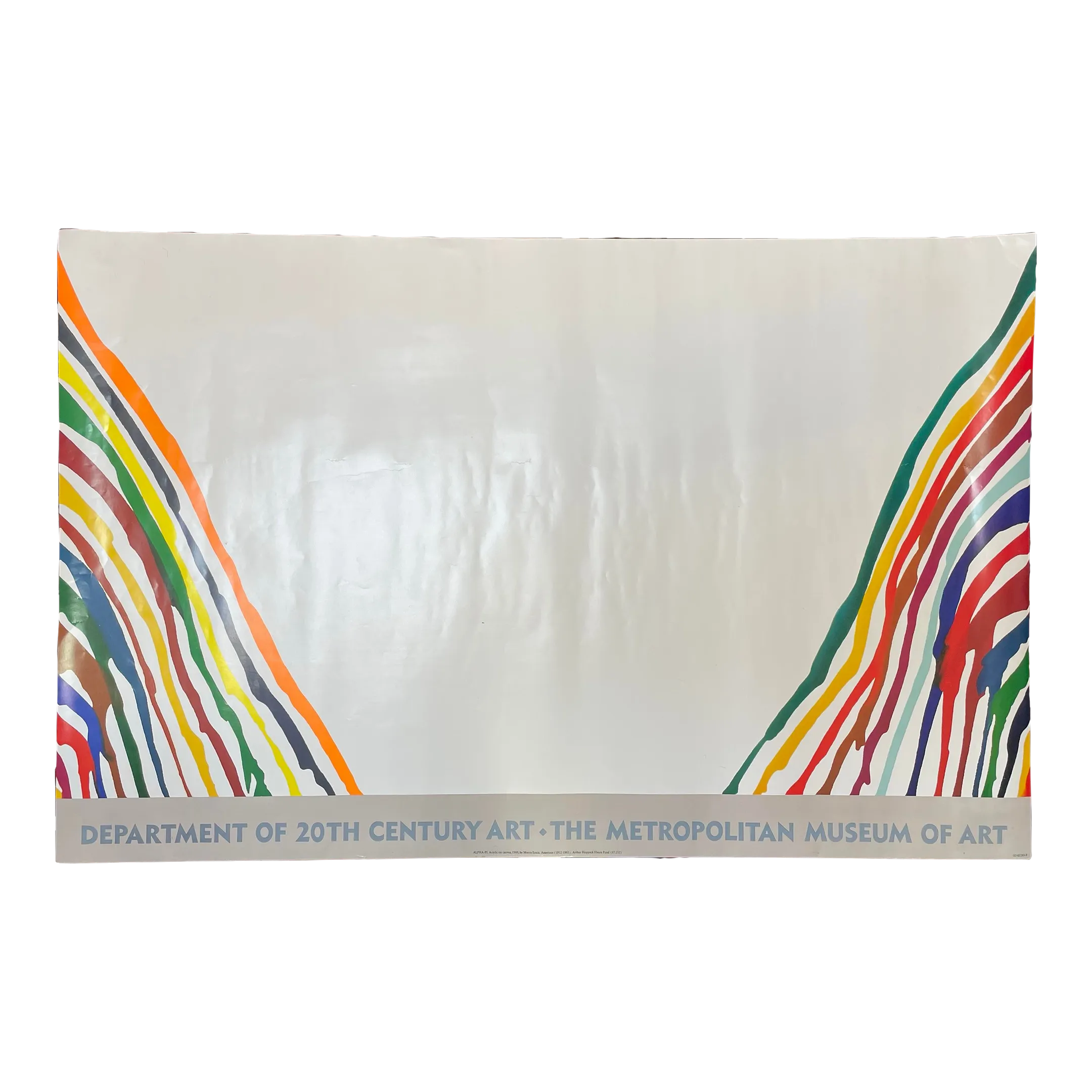 1970s Vintage Morris Louis Metropolitan Museum of Art Poster | Chairish