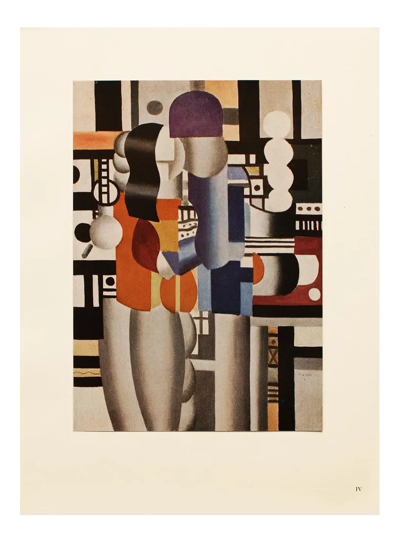 1948 After Fernand Léger "Man and Woman", First Edition Period Parisian ...