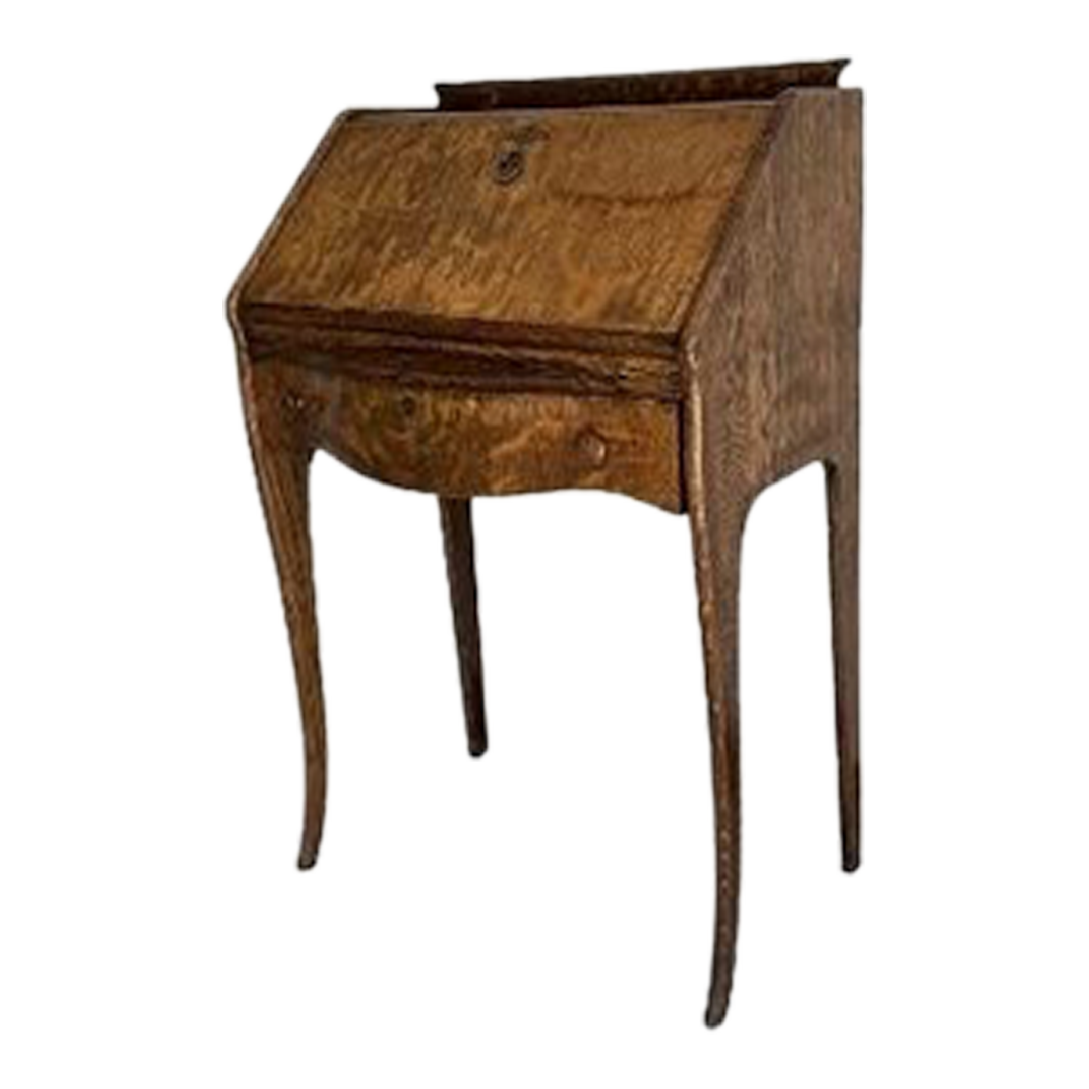 Antique Tiger Oak Secretary | Chairish