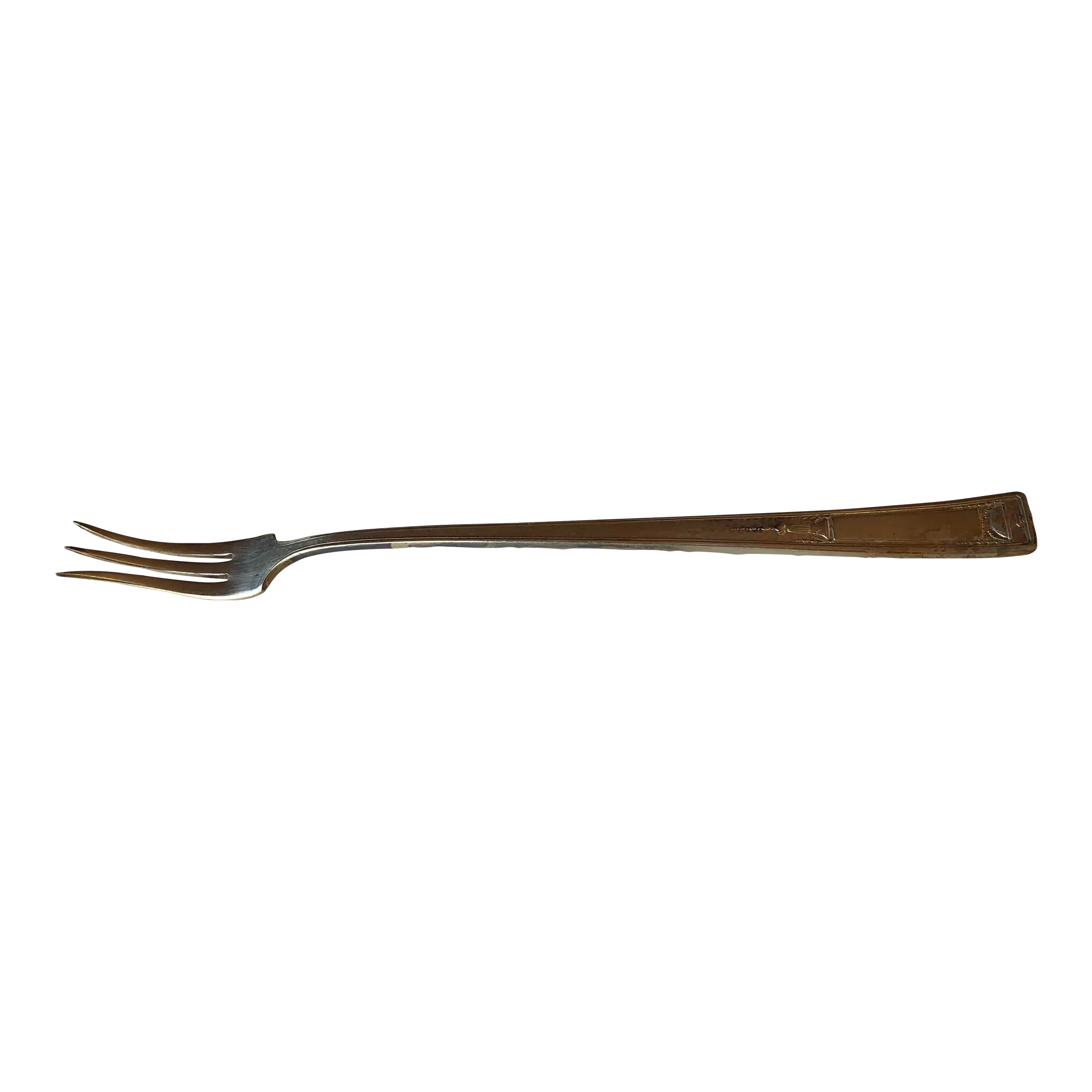 1920's Wallace Silver Plated " Buckingham "Pattern Olive / Pickle Fork ...