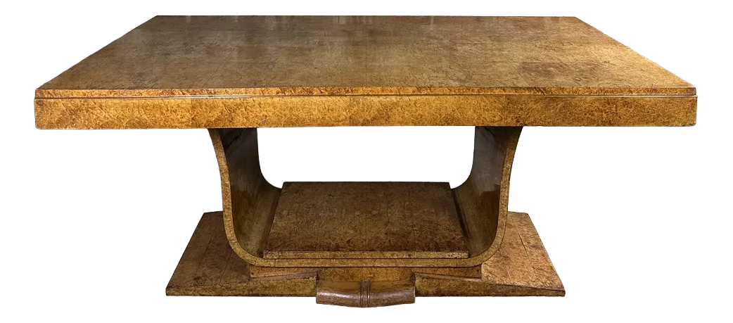 Art Deco Table in Elm, 1920s | Chairish