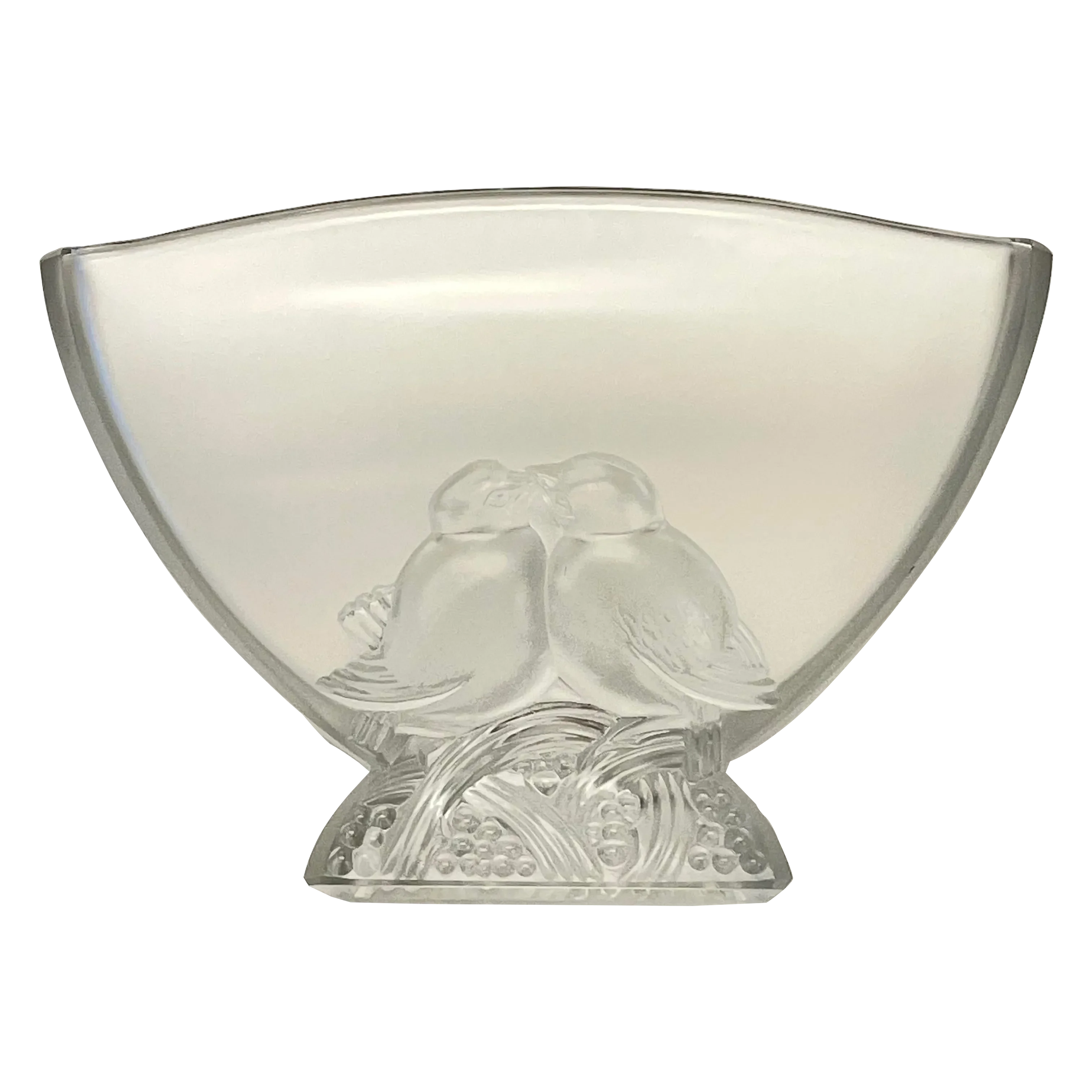 Vintage Verlys Love Birds Vase | Chairish