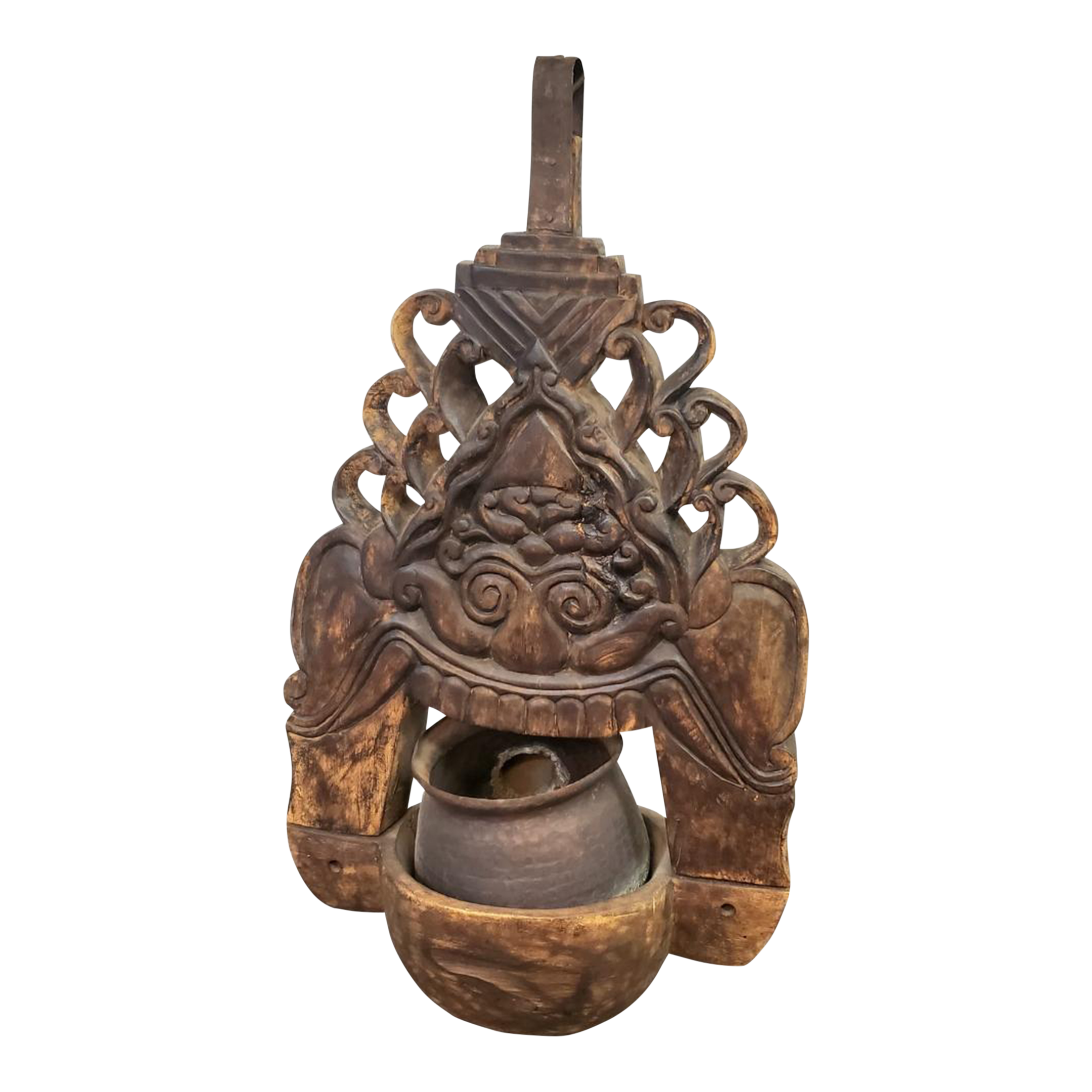 Late 20th Century Wayang Blencong Hanging Lantern | Chairish