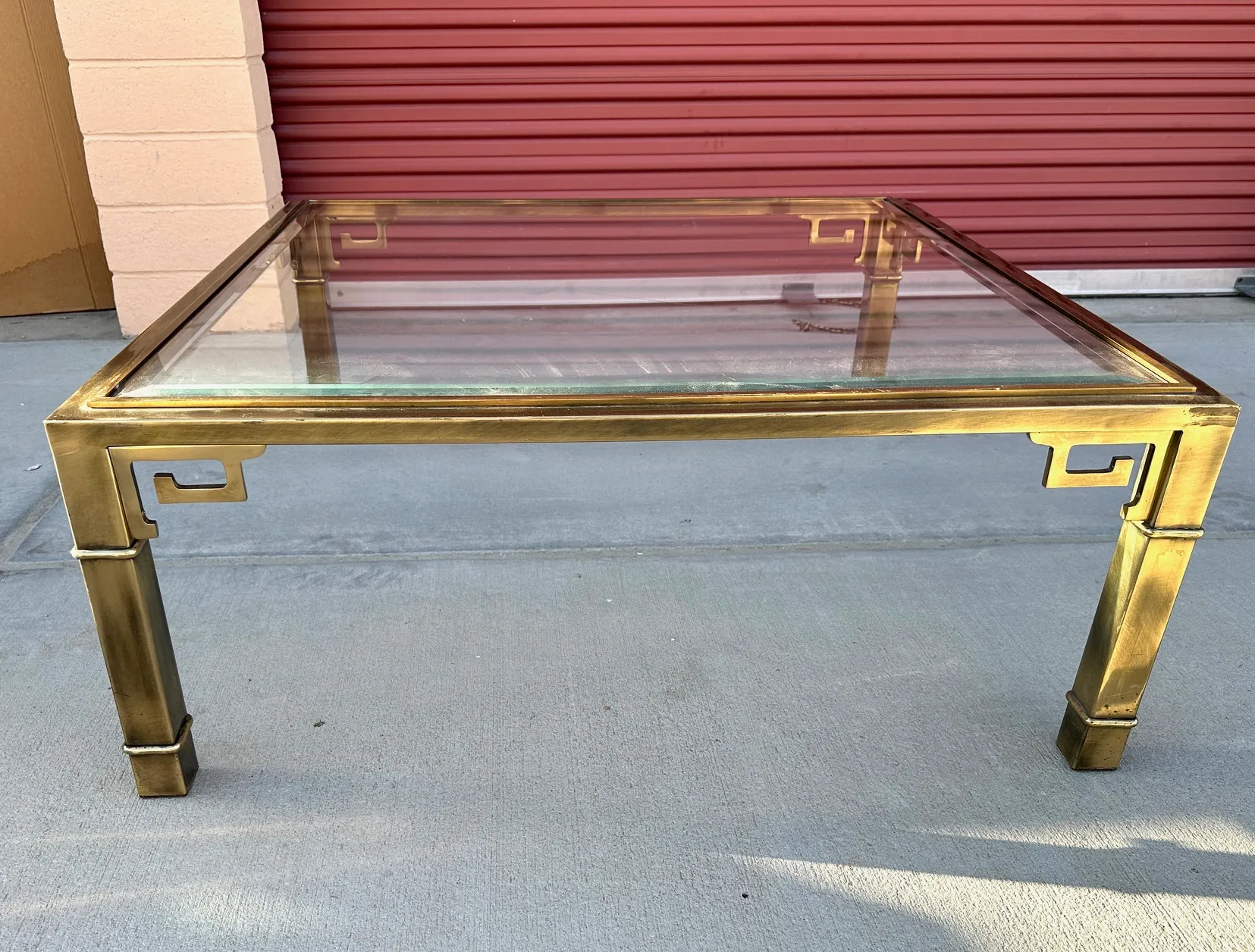 Mastercraft brass coffee table store