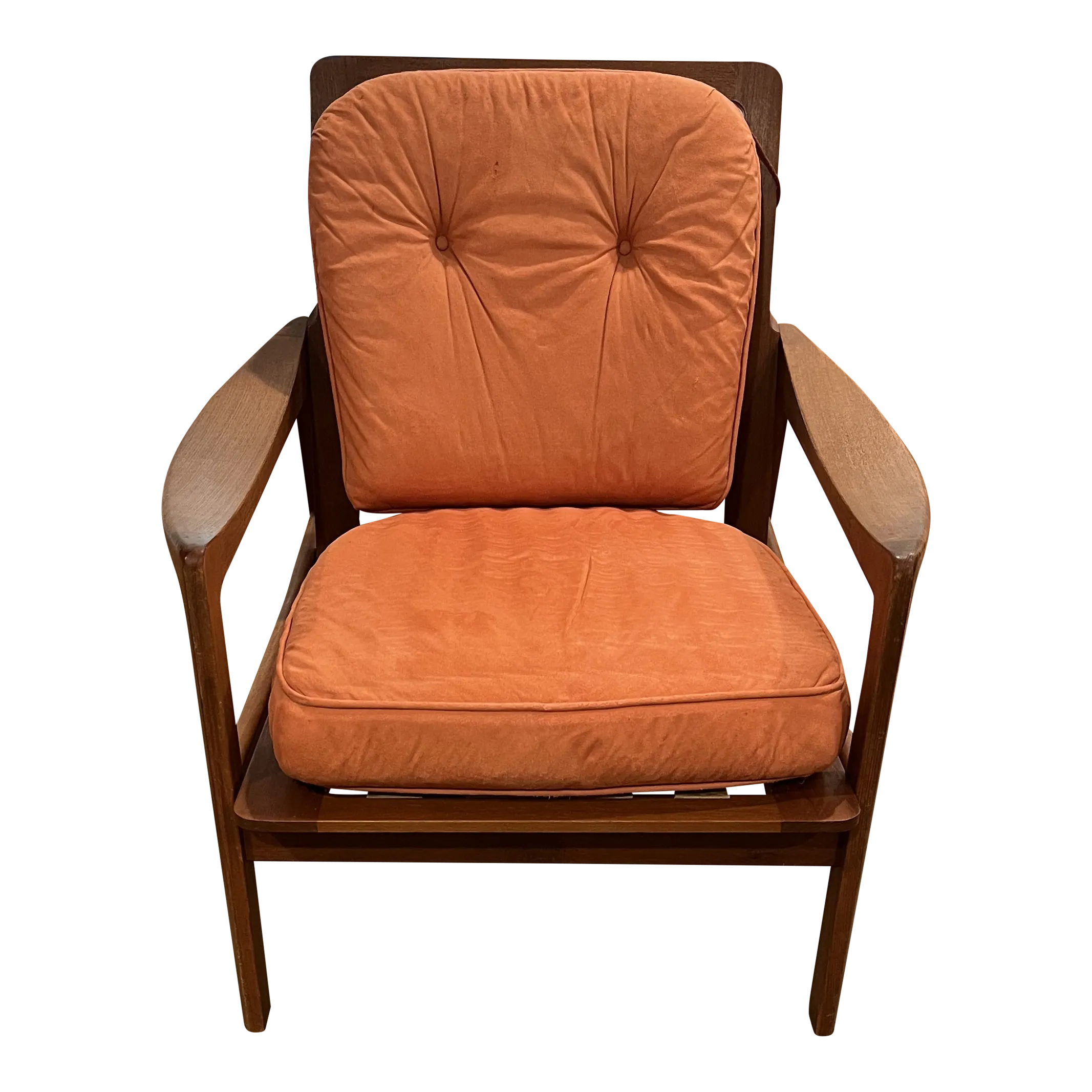 1960s Teak Easy Chair Made in Norway | Chairish