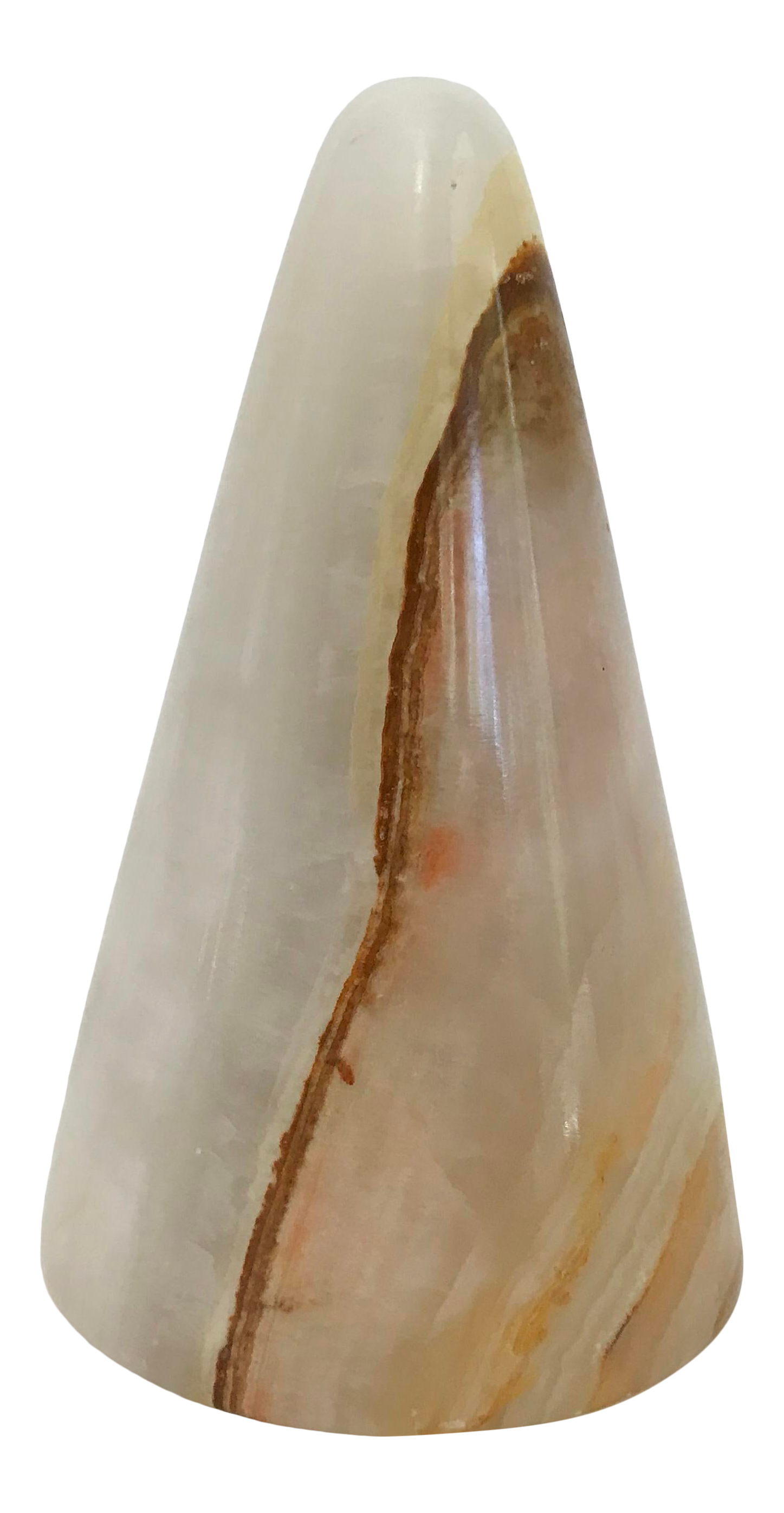 Vintage Conical Onyx Paper Weight | Chairish