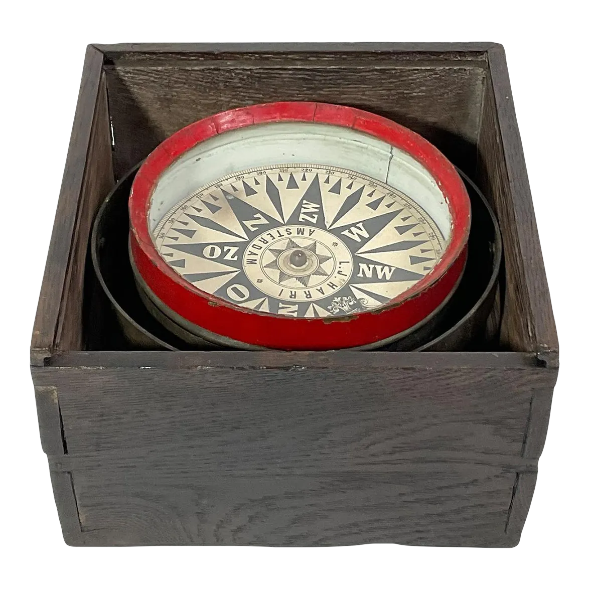 19th Century Ships Compass From Amsterdam Chairish