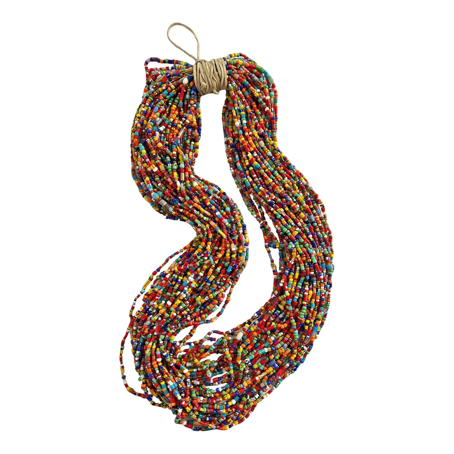 Vintage African Colorful Bead Bundle | Chairish