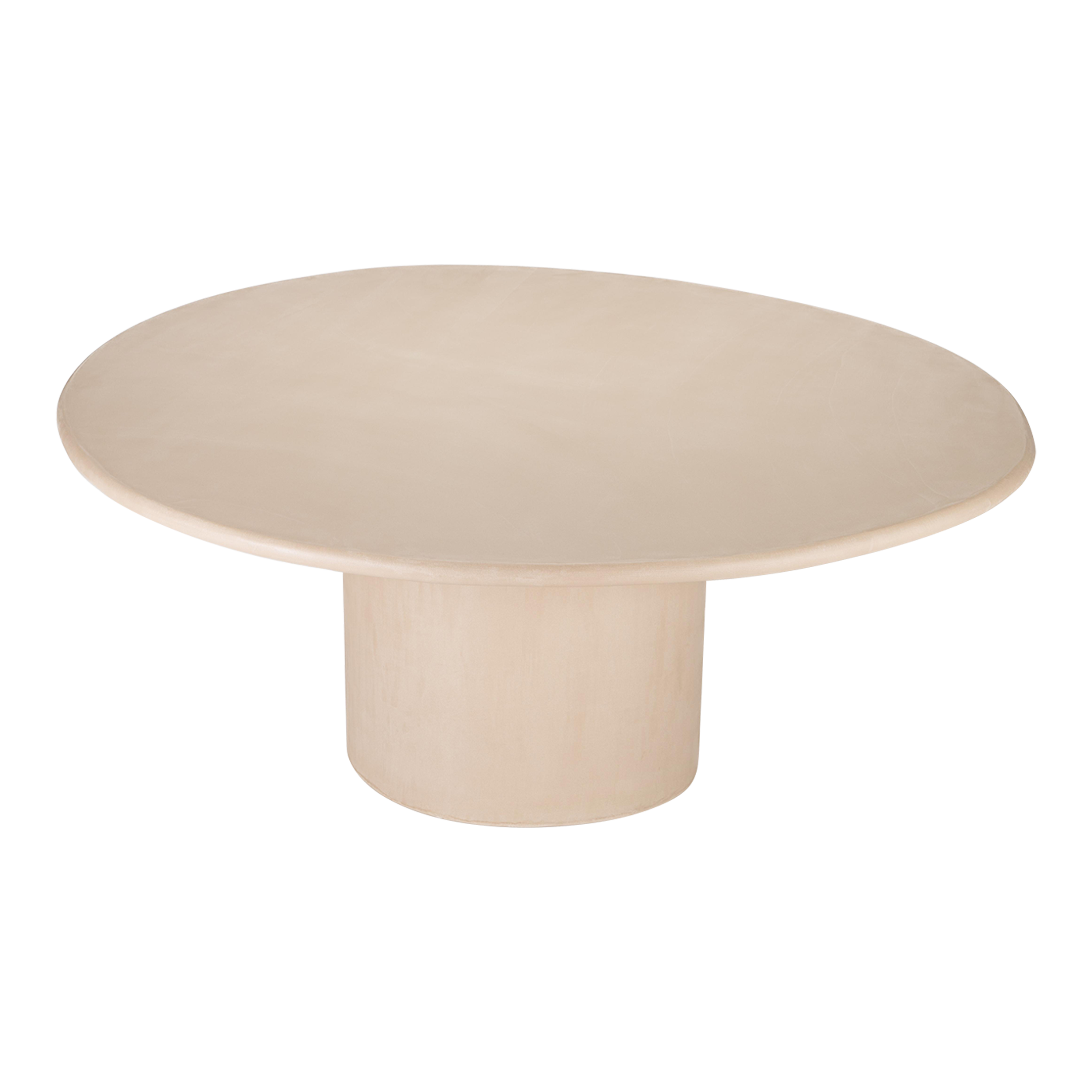 Contemporary Organic Shaped Natural Plaster Dining Table "Sami" 150 by ...