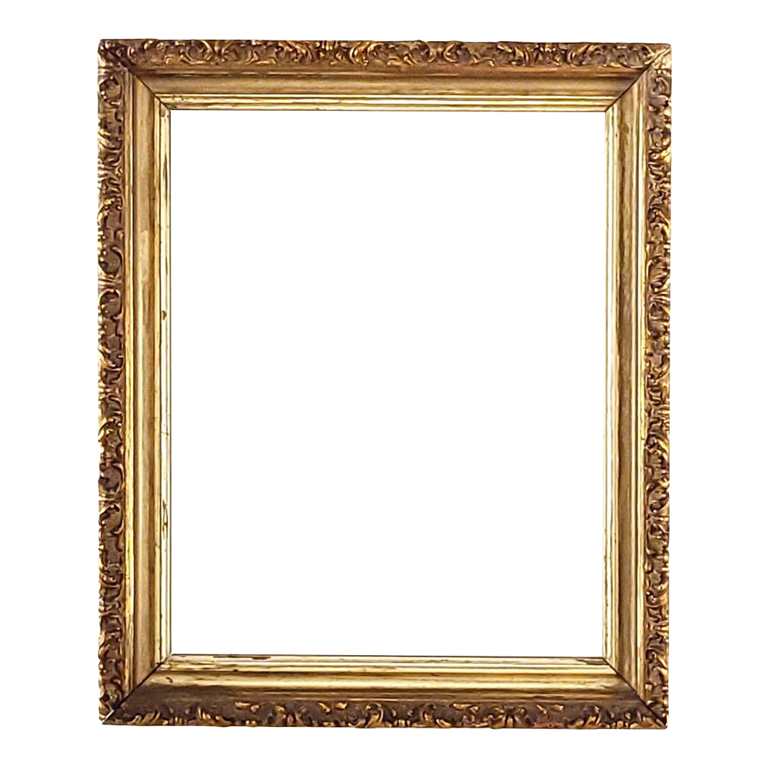 Victorian Wood and Molded Plaster Silver Gilt Frame Mirror, France ...