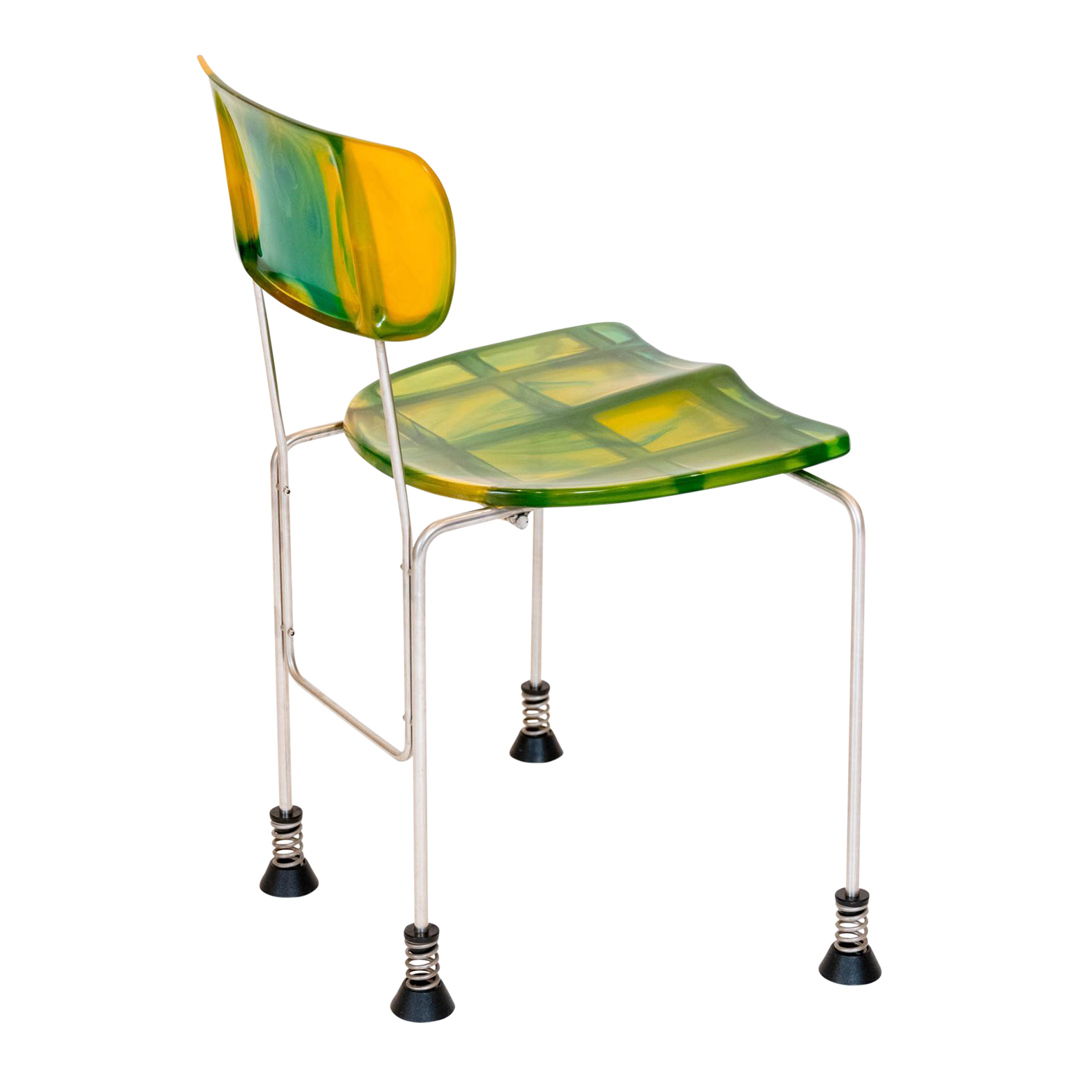 1990s Broadway Chair by Gaetano Pesce for Bernini, Hand-Cast Resin ...