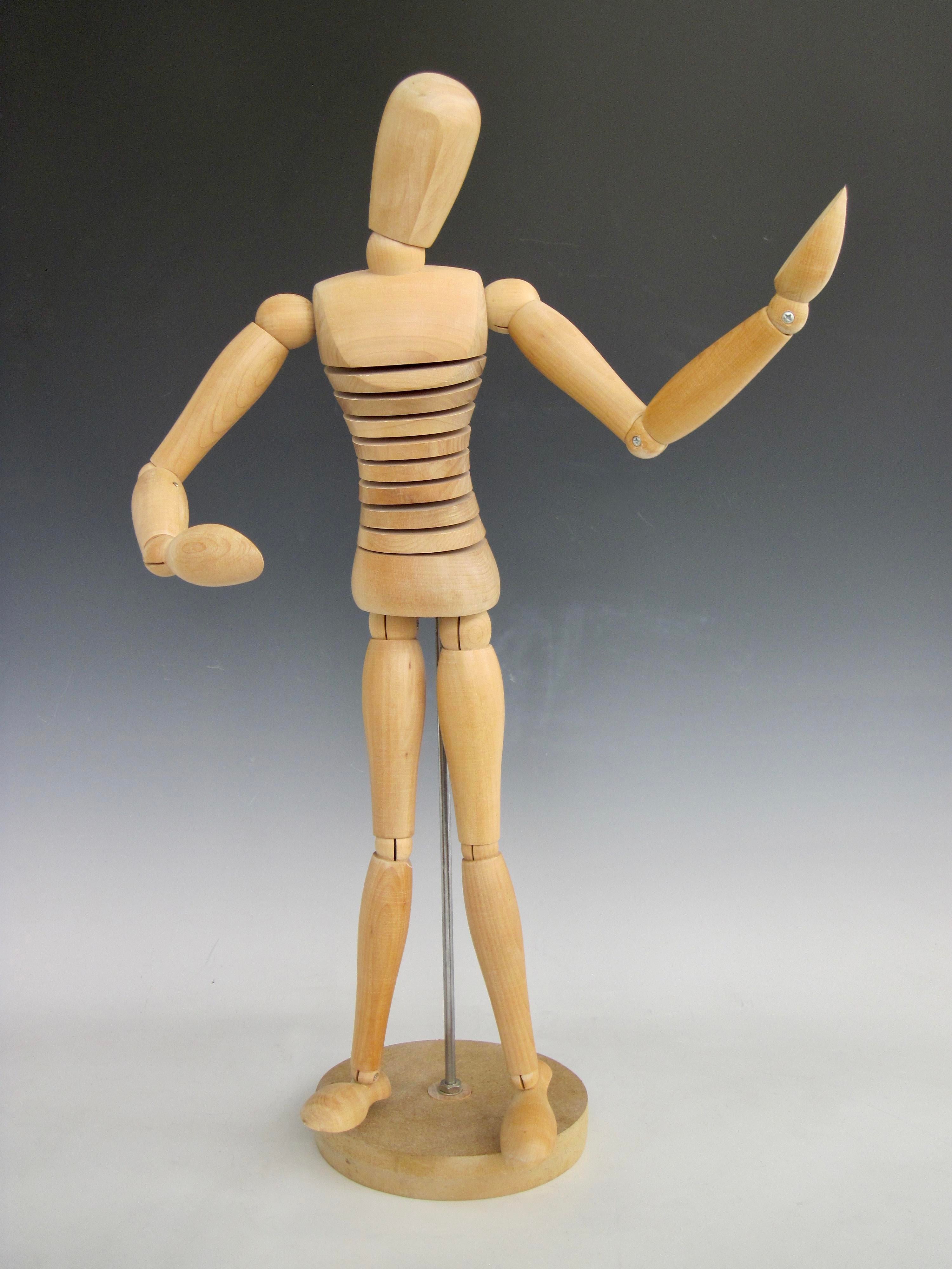 Wooden Human Figure Model