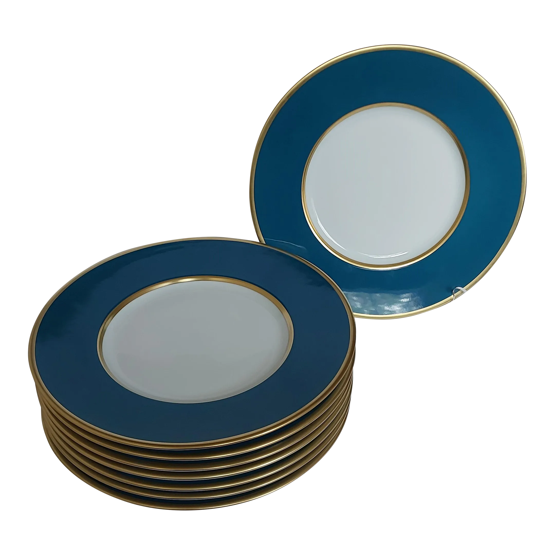 Legle Limoges Dinner Plates- Set of 8 | Chairish