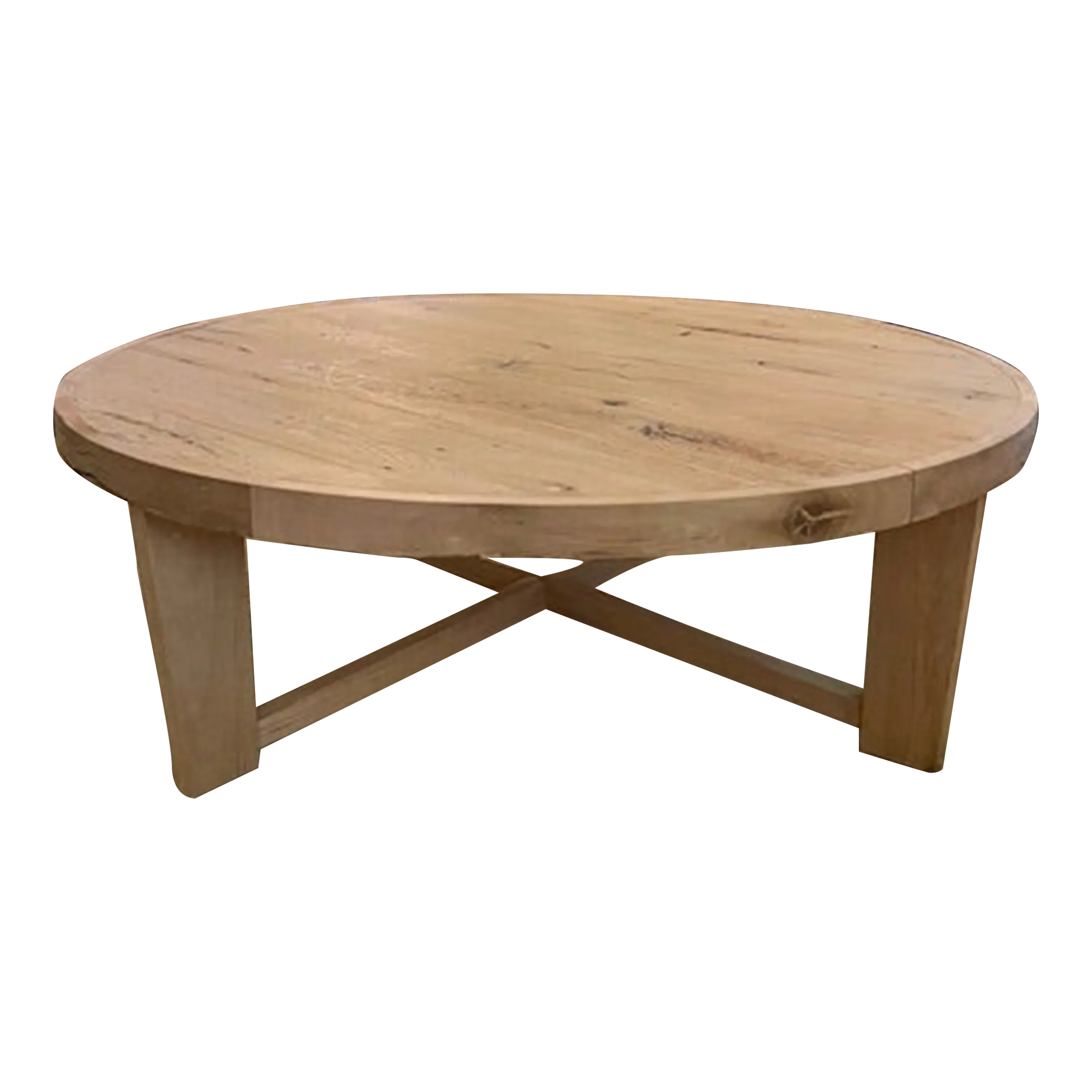 Modern White Oak Handmade Center Table by Fortunata Design | Chairish